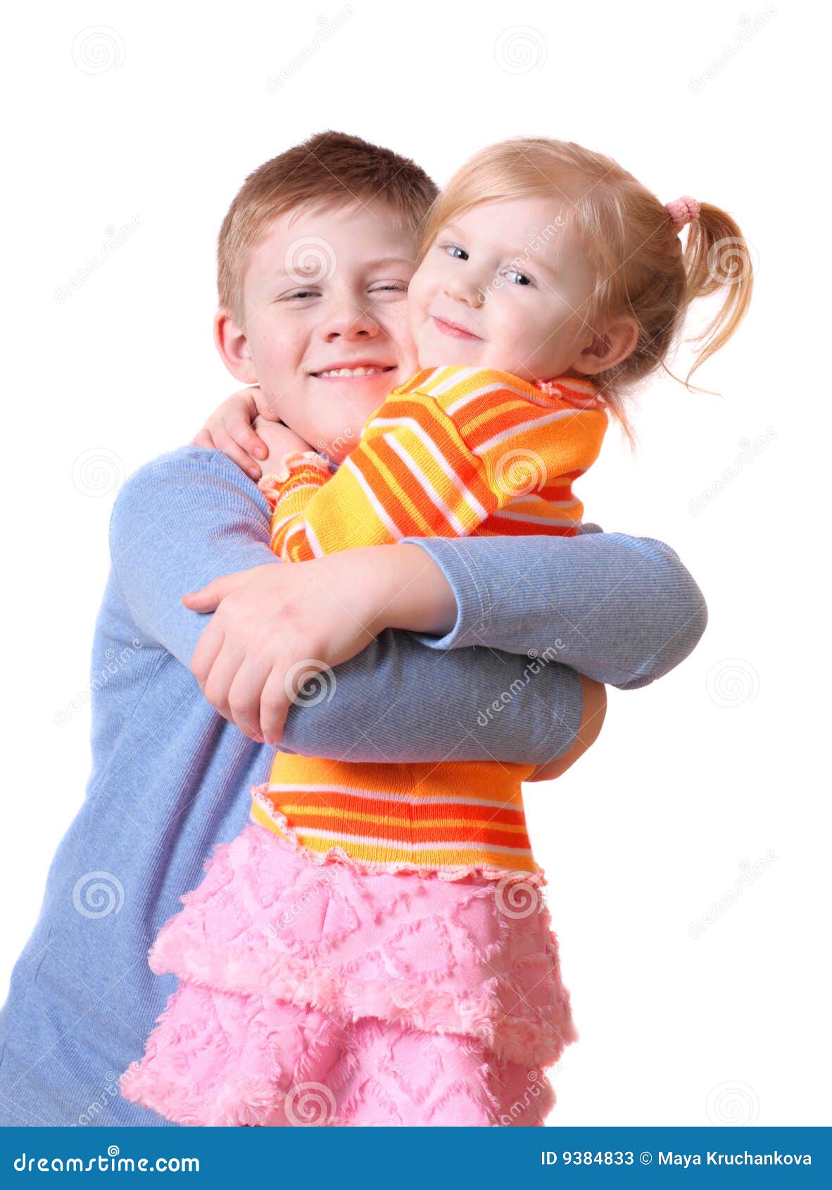 Children isolated on white stock image. Image of healthy - 9384833