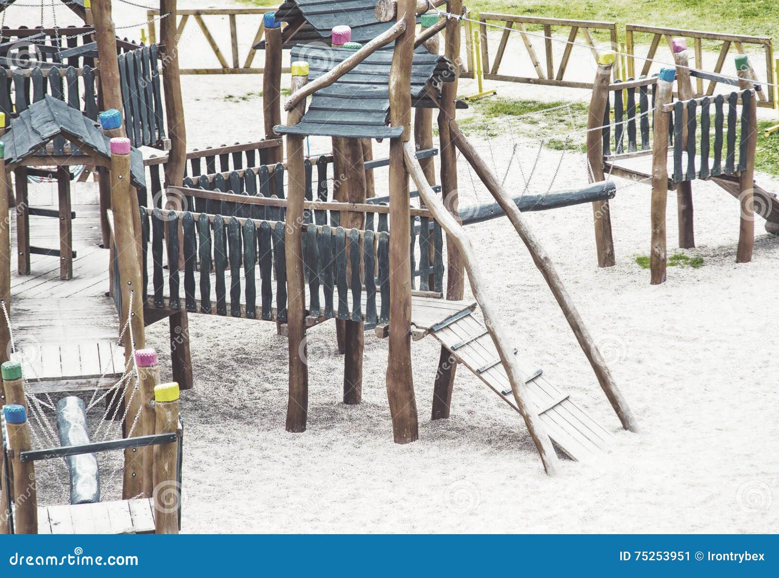 Children Kid Playground for Leisure and Recreation Activity Stock Image ...