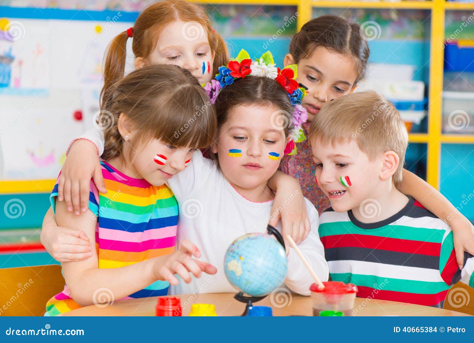 Children in language camp stock photo. Image of class - 40665384