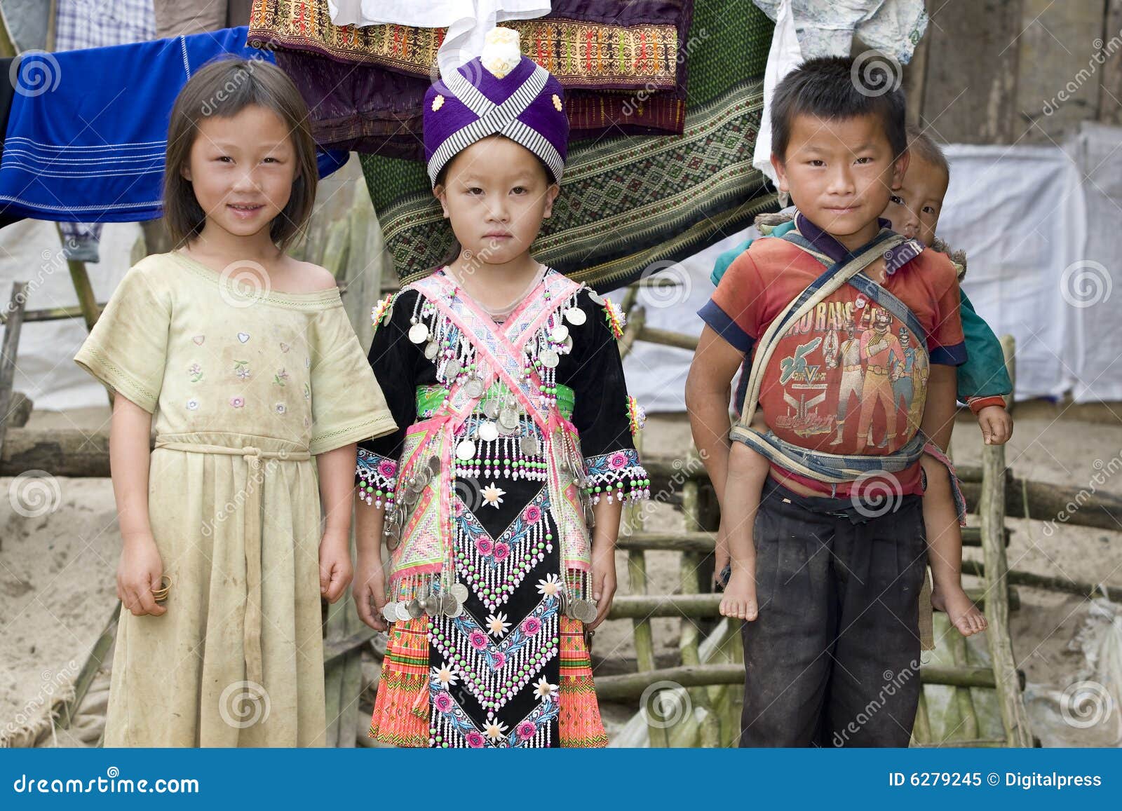 Children in Laos stock image. Image of asia, poor, laos - 6279245