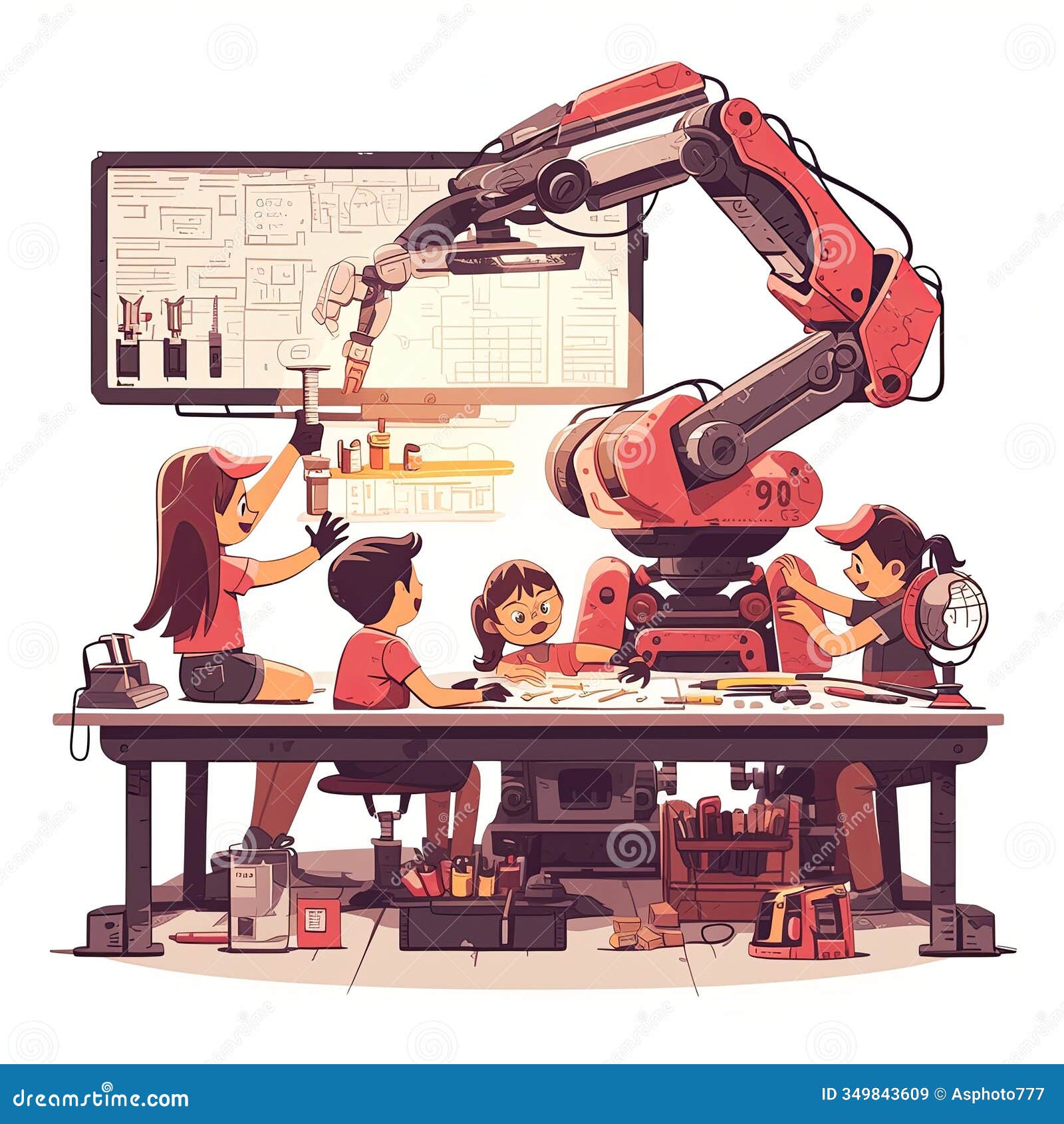 Children Learning Robotics and Engineering in a Collaborative Workshop ...