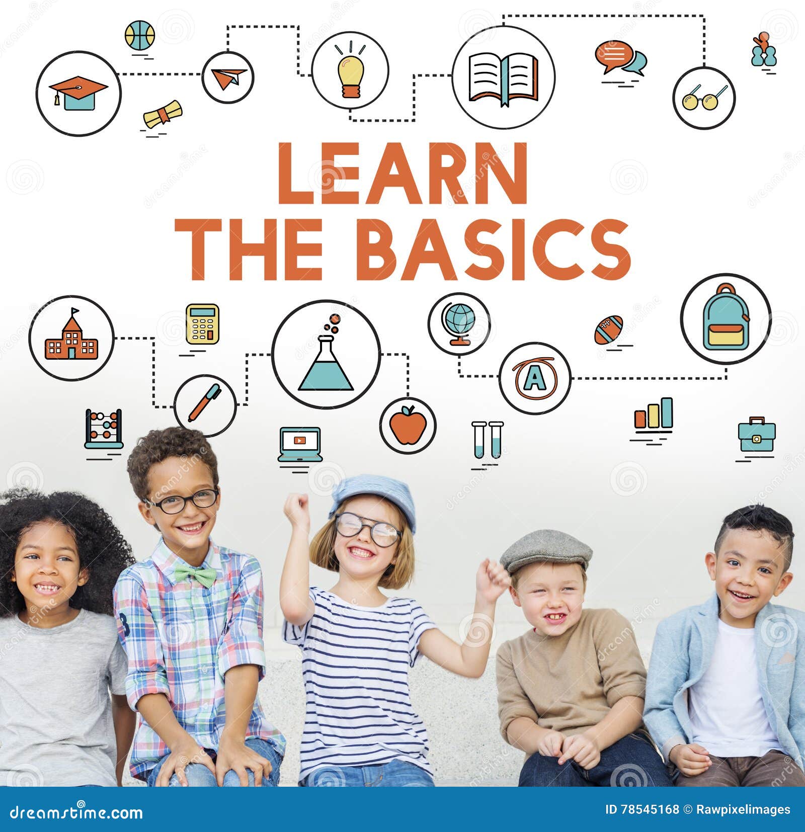 Children Learning Studying Playing Concept Stock Photo - Image of arms ...