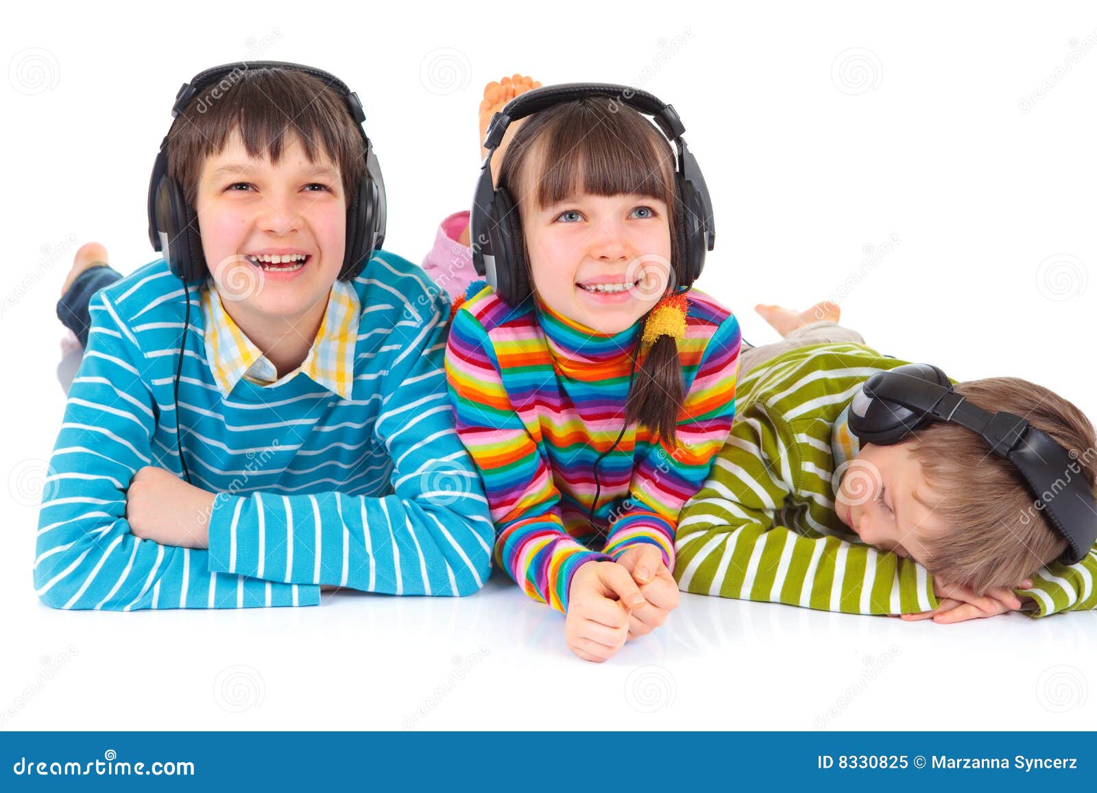 Children Listening To Music Stock Image | CartoonDealer.com #29946007