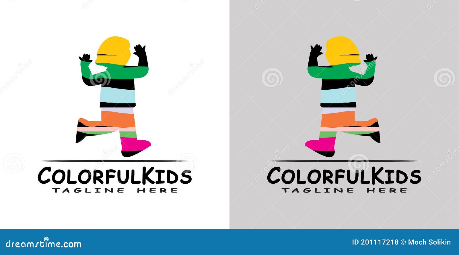 Children Logo with Colorful Design, Kids Logo -vector Stock Vector ...