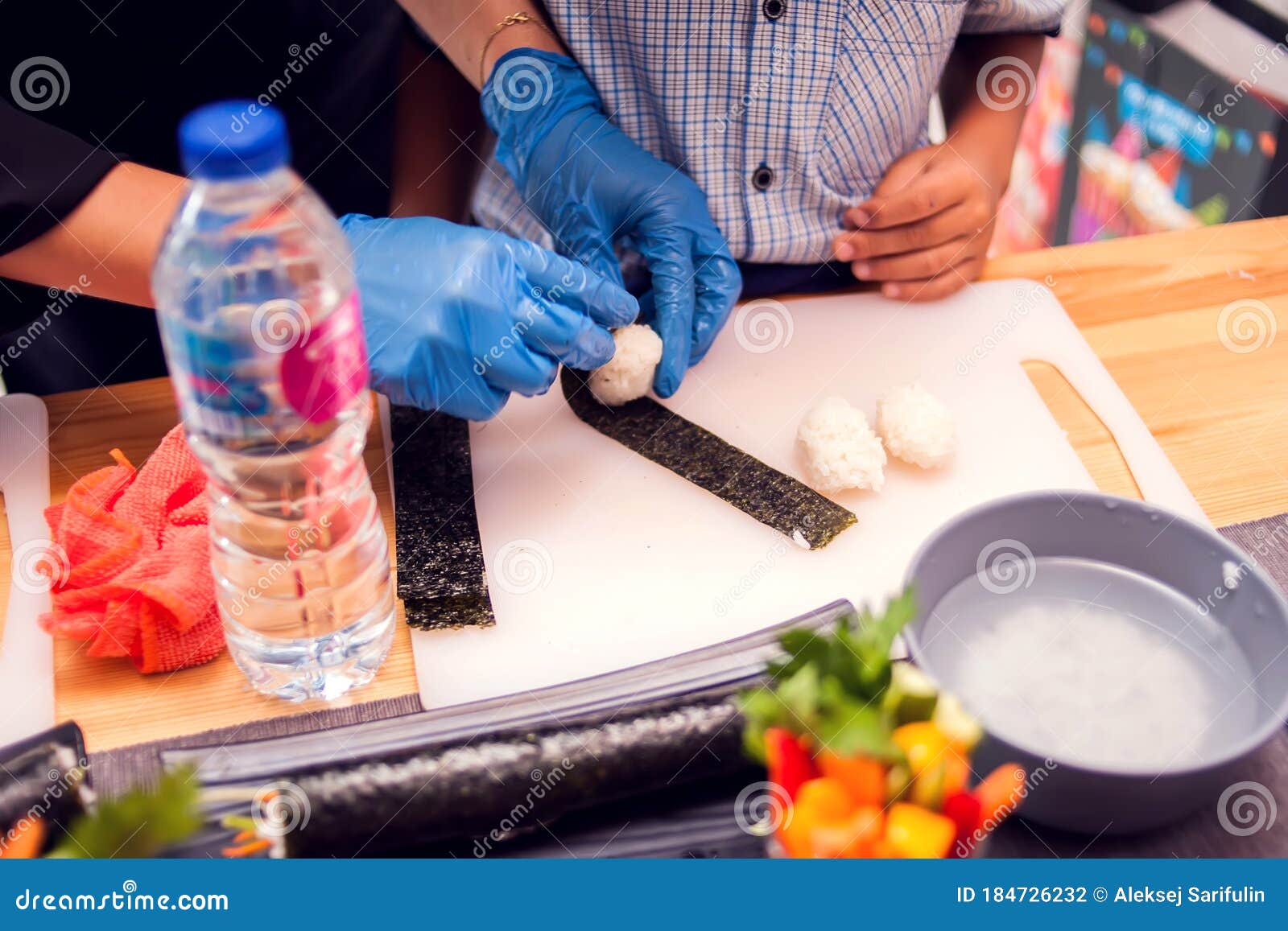 Children Making Sushi at the Master Class. Children, Education and ...