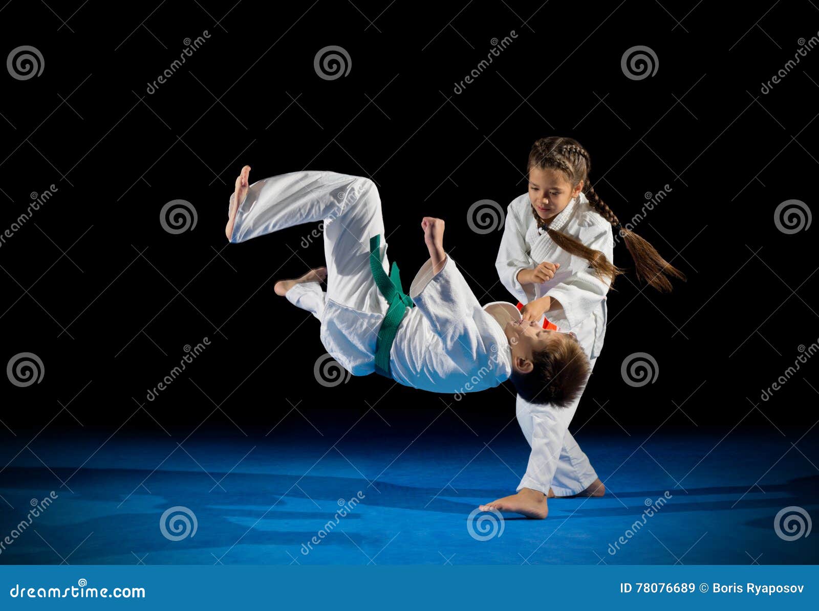 Children Martial Arts Fighters Stock Image - Image of arts, belt: 78076689