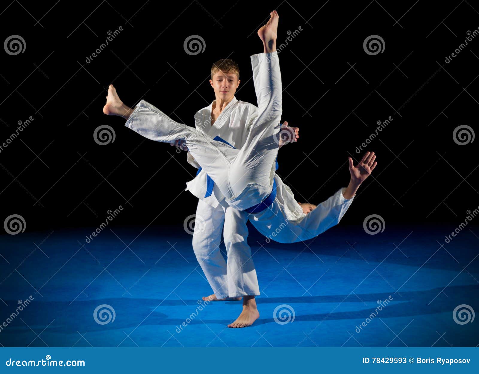 Children Martial Arts Fighters Stock Image - Image of japanese ...