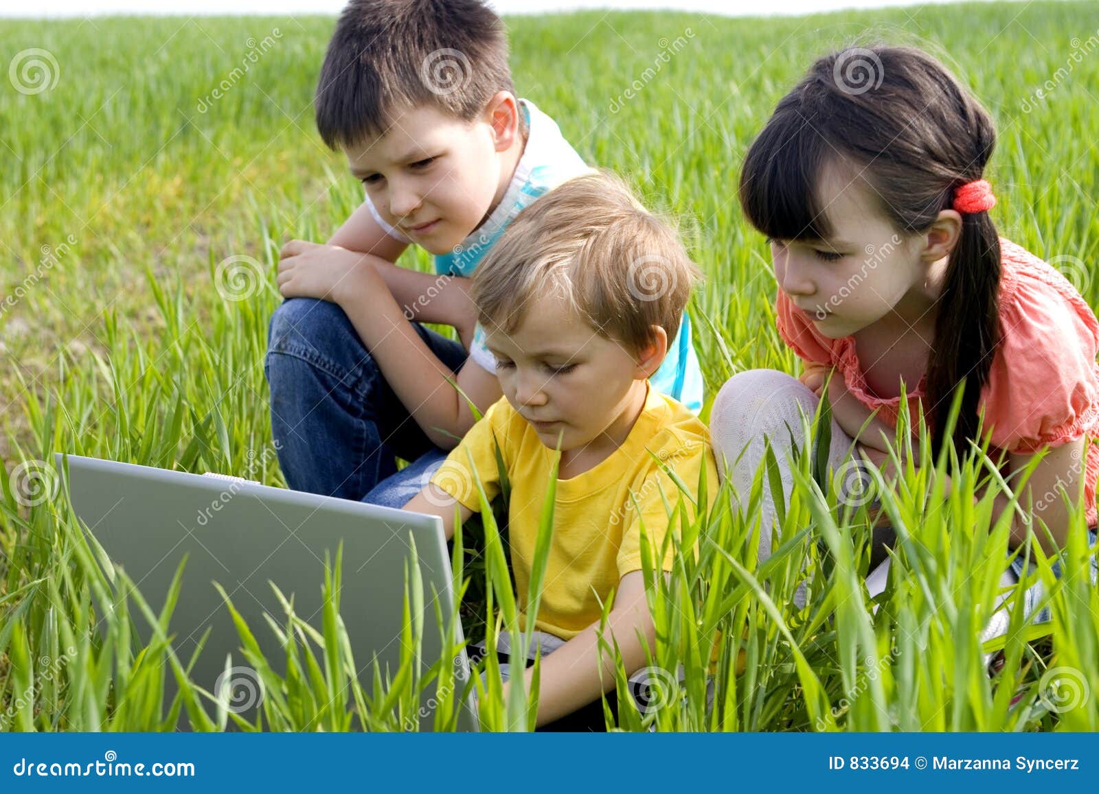 Children on meadow stock photo. Image of face, kids, smile - 833694