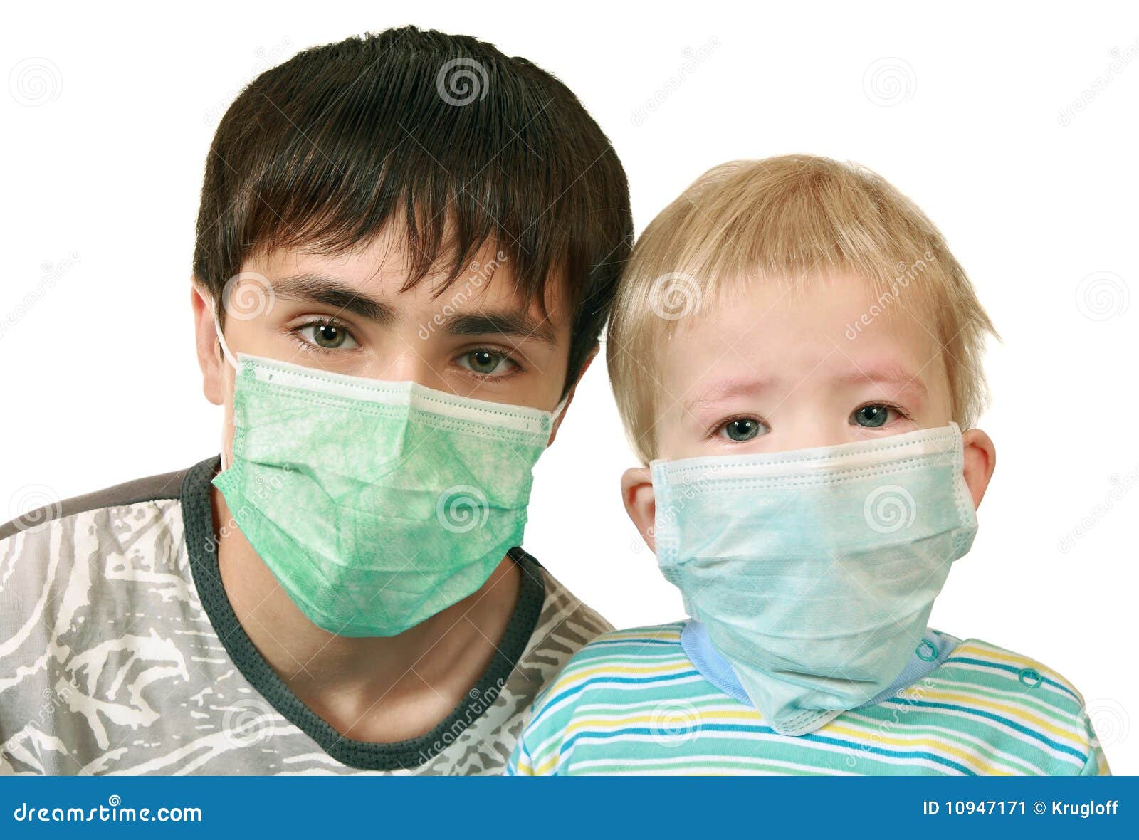 Children in medical masks stock image. Image of isolation - 10947171