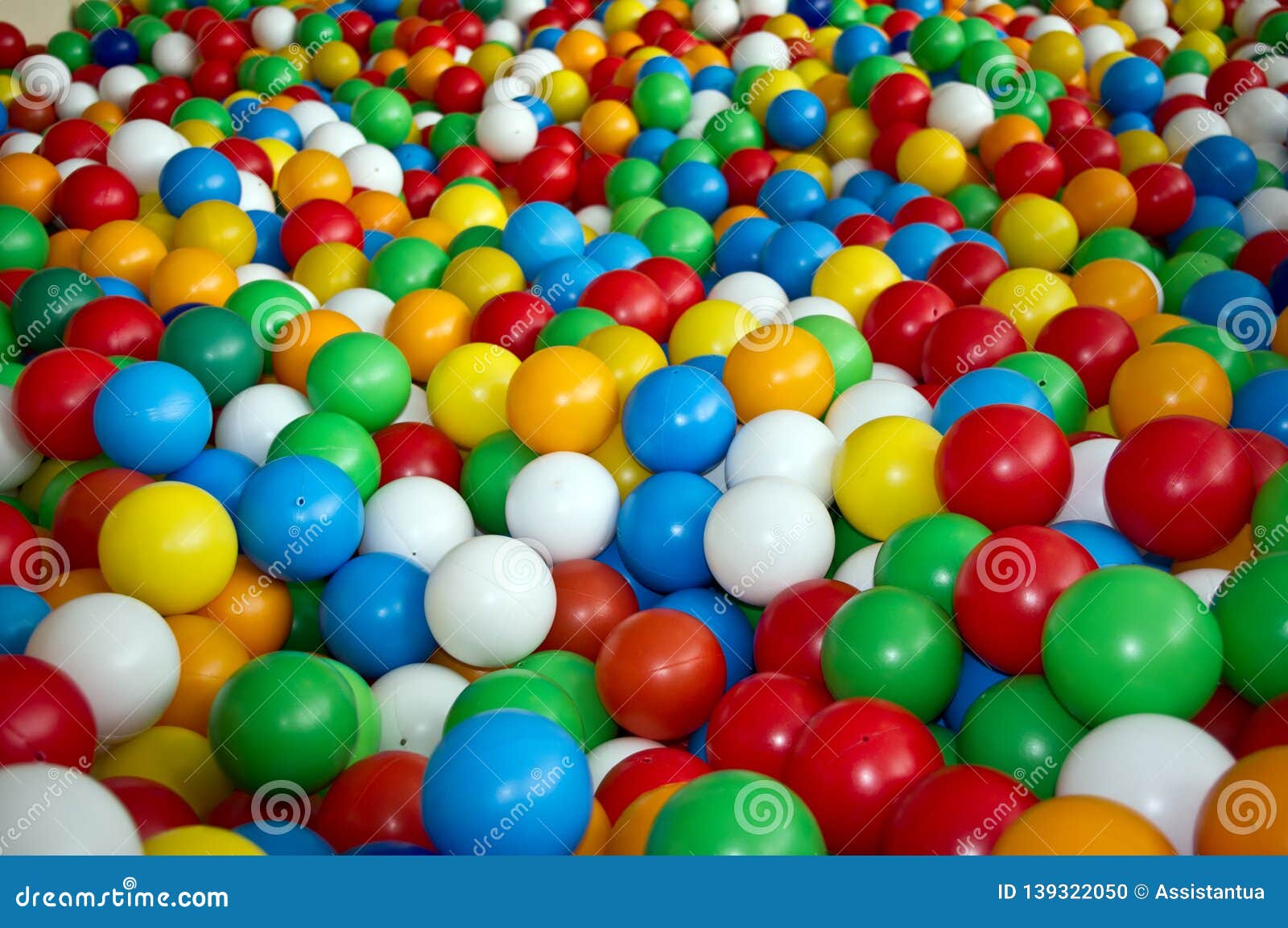 Children Multi Colored Balls for Dry Massage Stock Photo - Image of ...