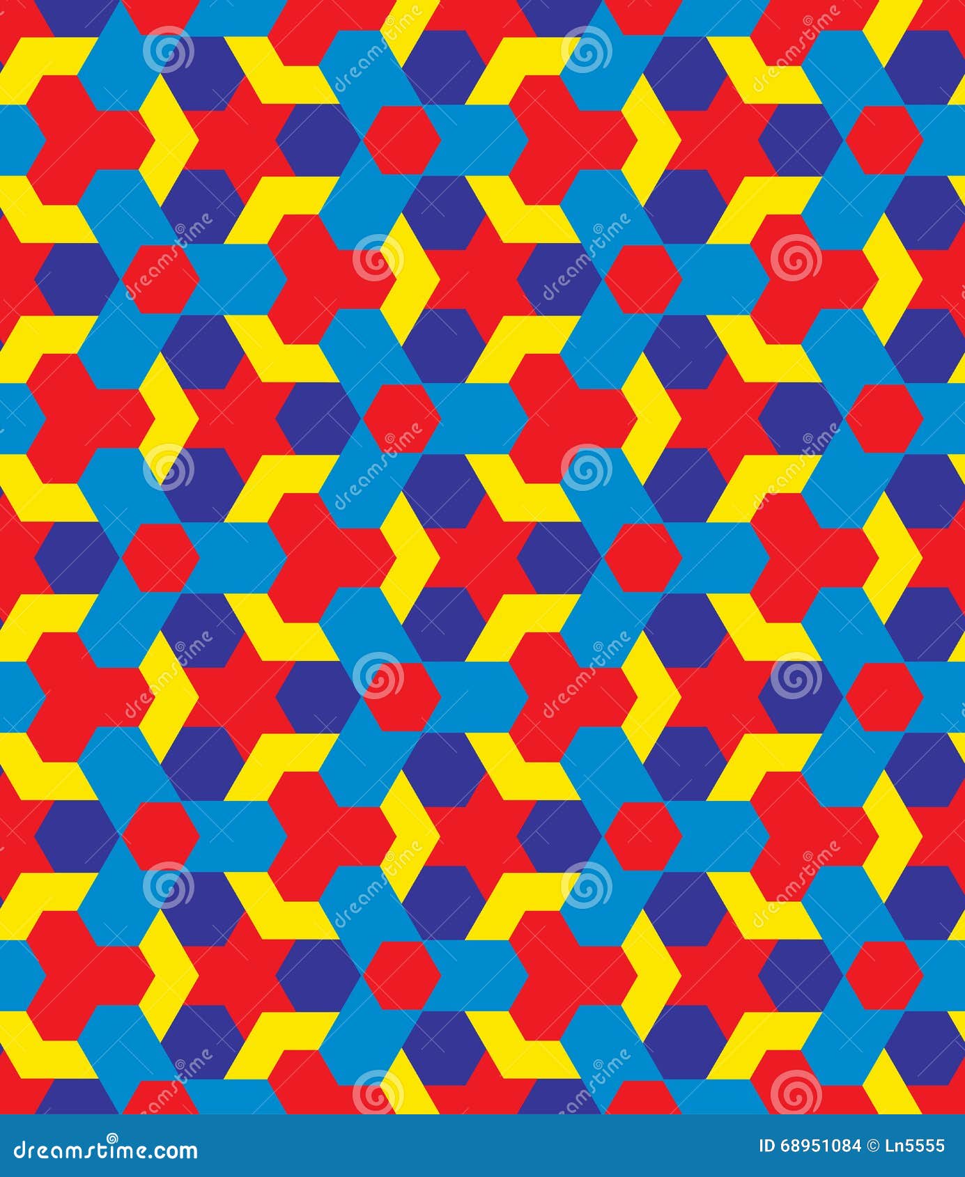 Children Multicolor Decorative Seamless Geometric Pattern Stock Vector ...