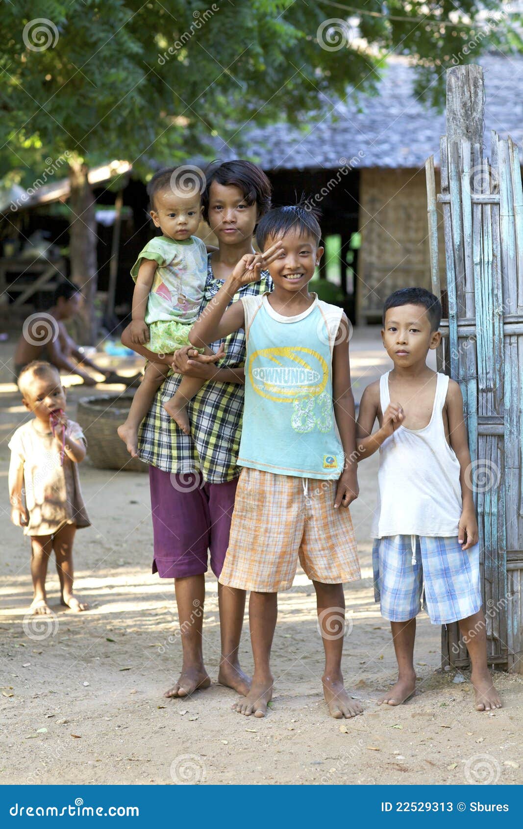 Children Myanmar Burma editorial stock photo. Image of smiles - 22529313