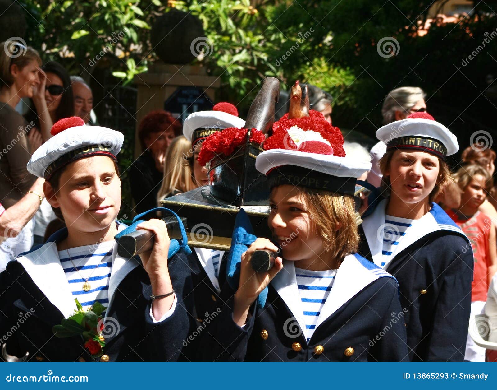 Children in Navy Uniforms Saint Tropez Parade Editorial Stock Photo ...