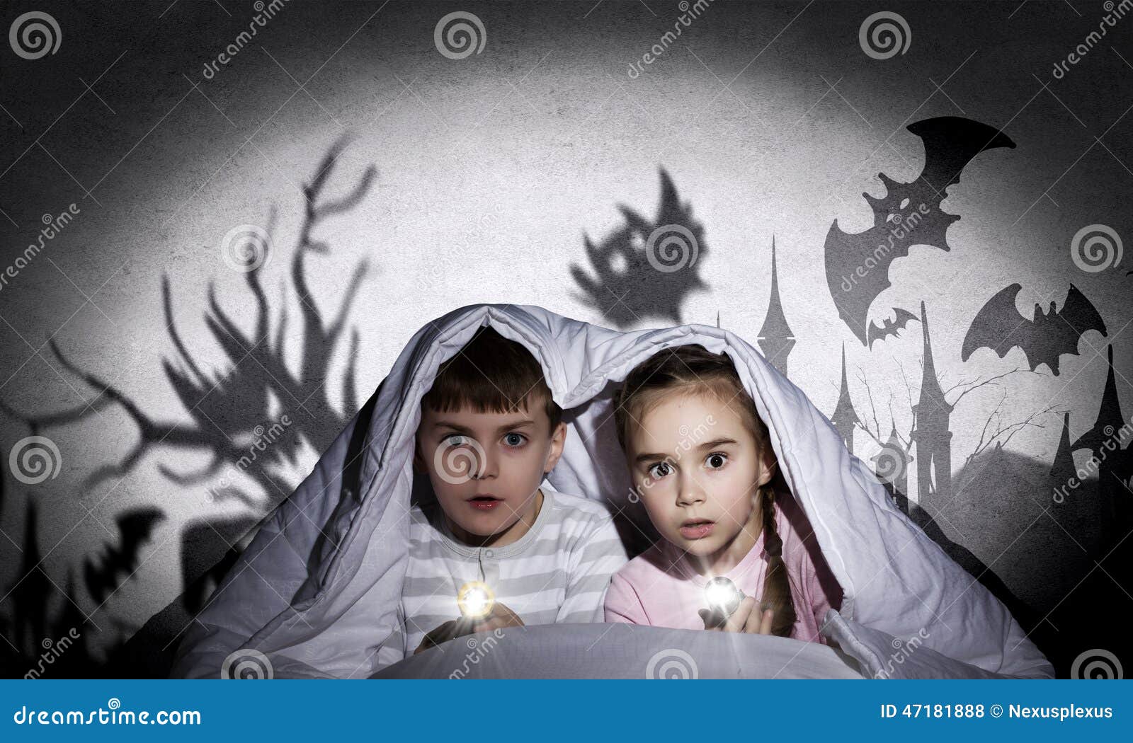 Children nightmares stock photo. Image of nightmare, blanket - 47181888