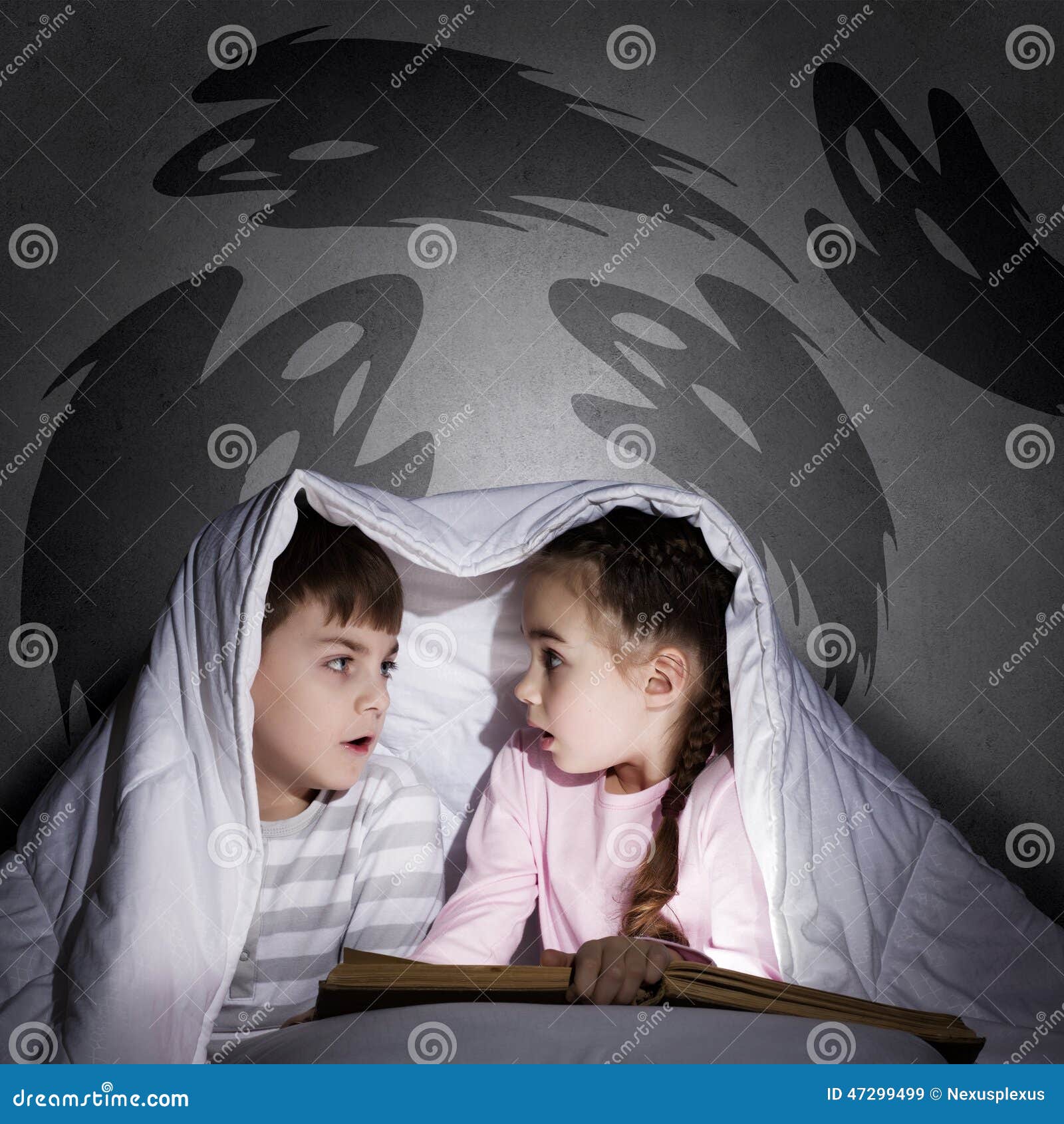 Children nightmares stock image. Image of monster, bedtime - 47299499