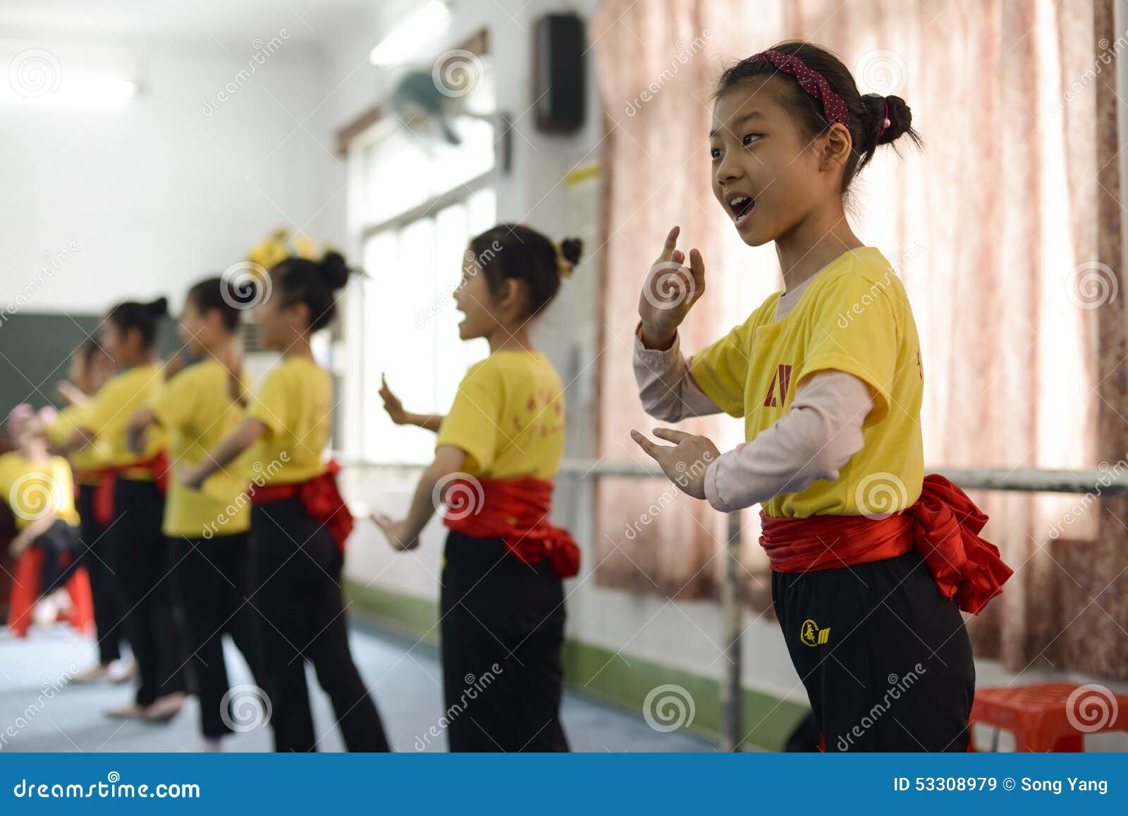 Children in opera class. editorial stock image. Image of active - 53308979