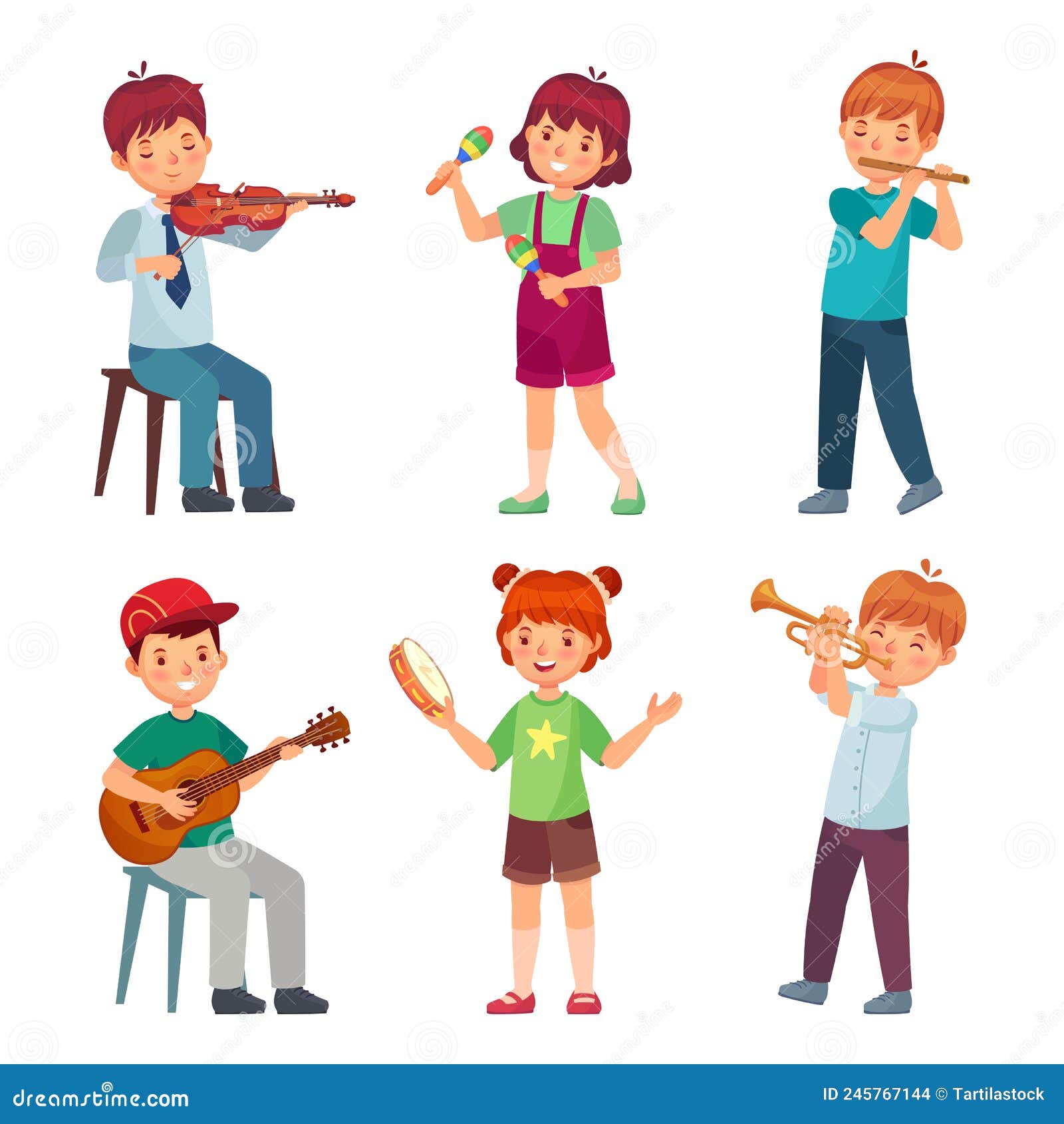Gifted Child Program Isolated Cartoon Vector Illustration Set ... Gifted Child Program Isolated Cartoon Vector Illustration Set ...