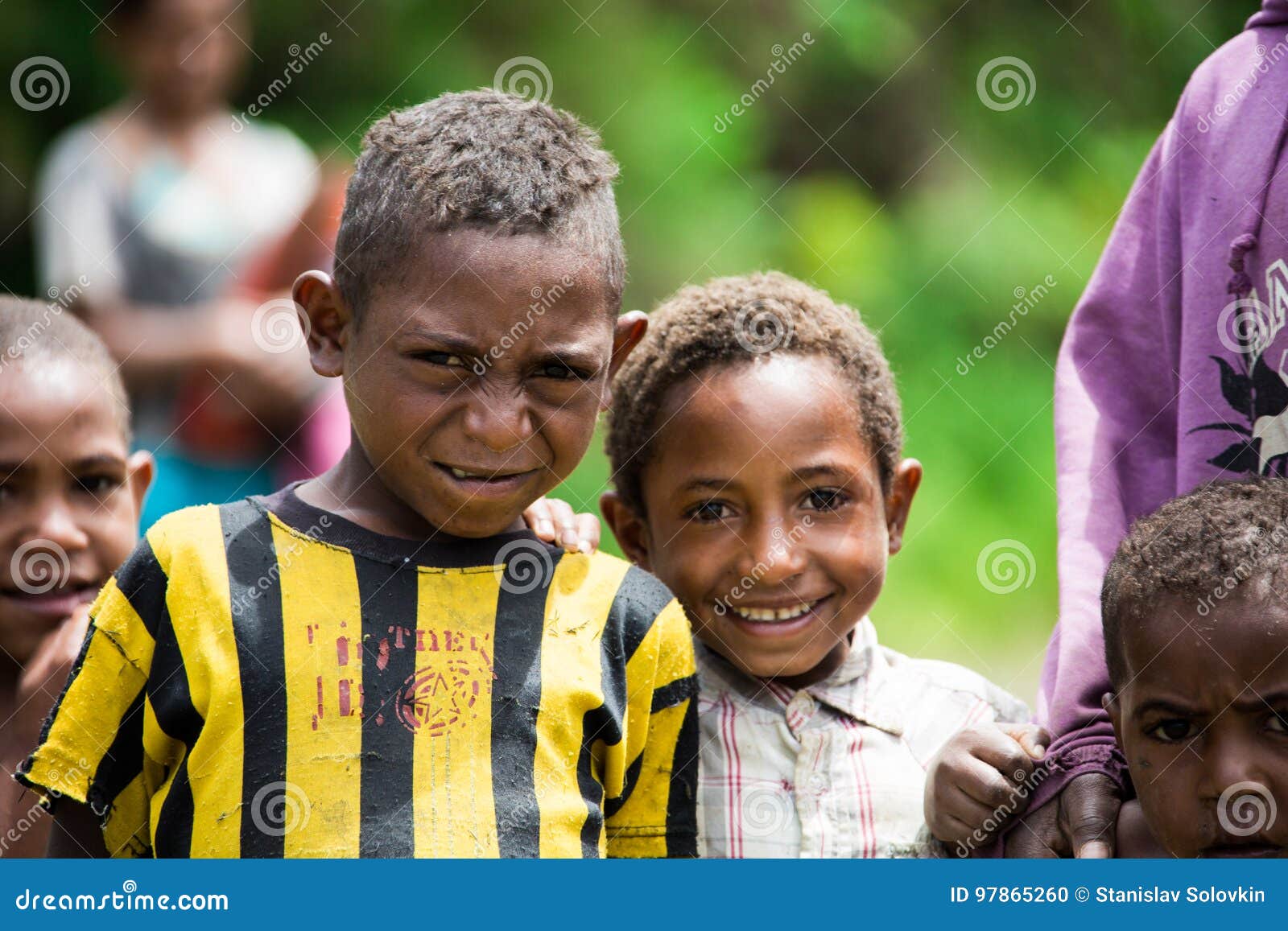 Children of Papua New Guinea Editorial Image - Image of hagen, mount ...