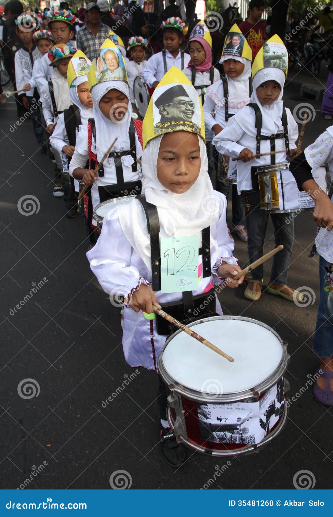 Children parade editorial image. Image of central, indonesia - 35481260