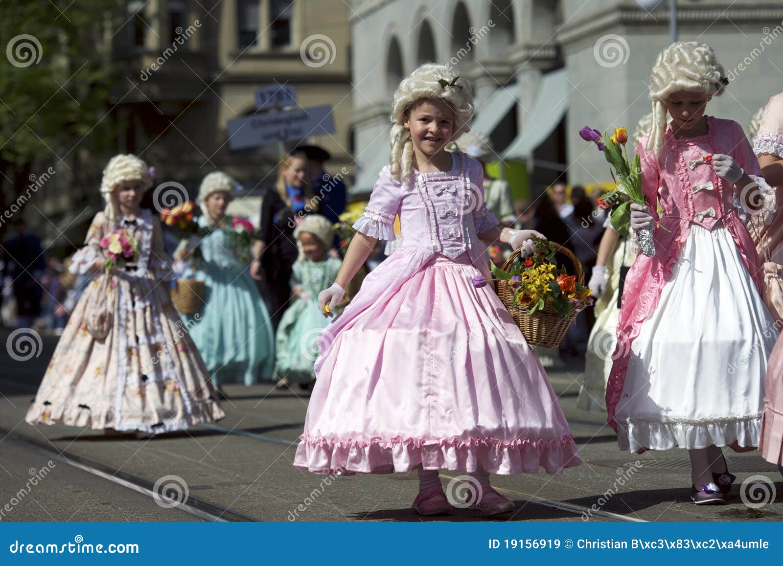Children Parade, Zurich, Switzerland Editorial Stock Image - Image of ...