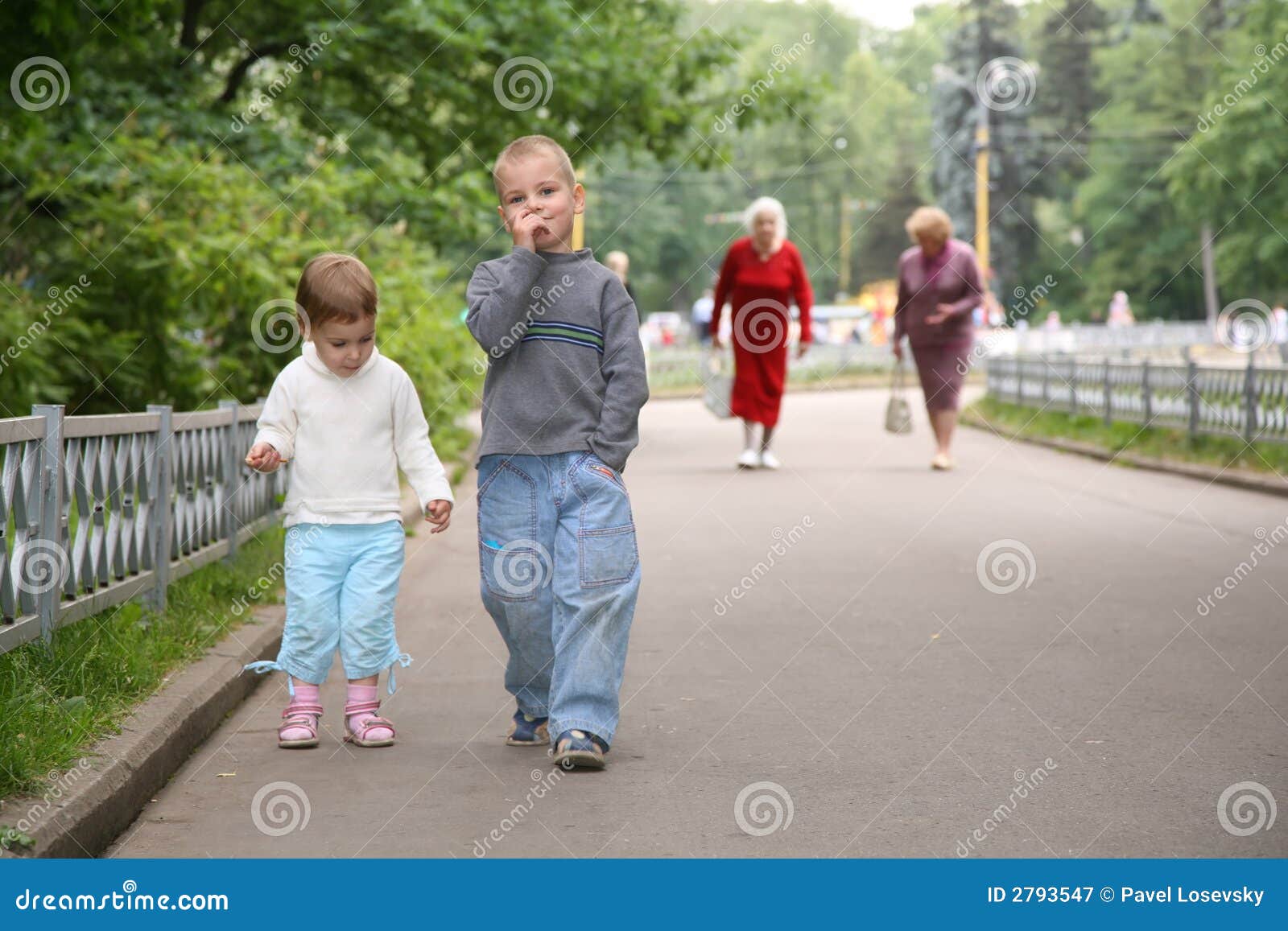 Children in the park stock image. Image of grass, male - 2793547