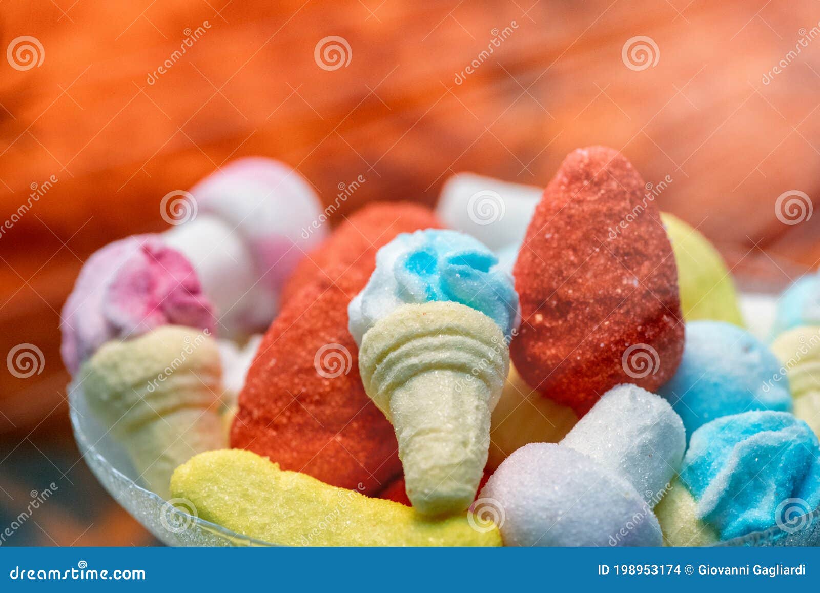 Children Party. Marshmallows on a Tray Stock Photo - Image of halloween ...