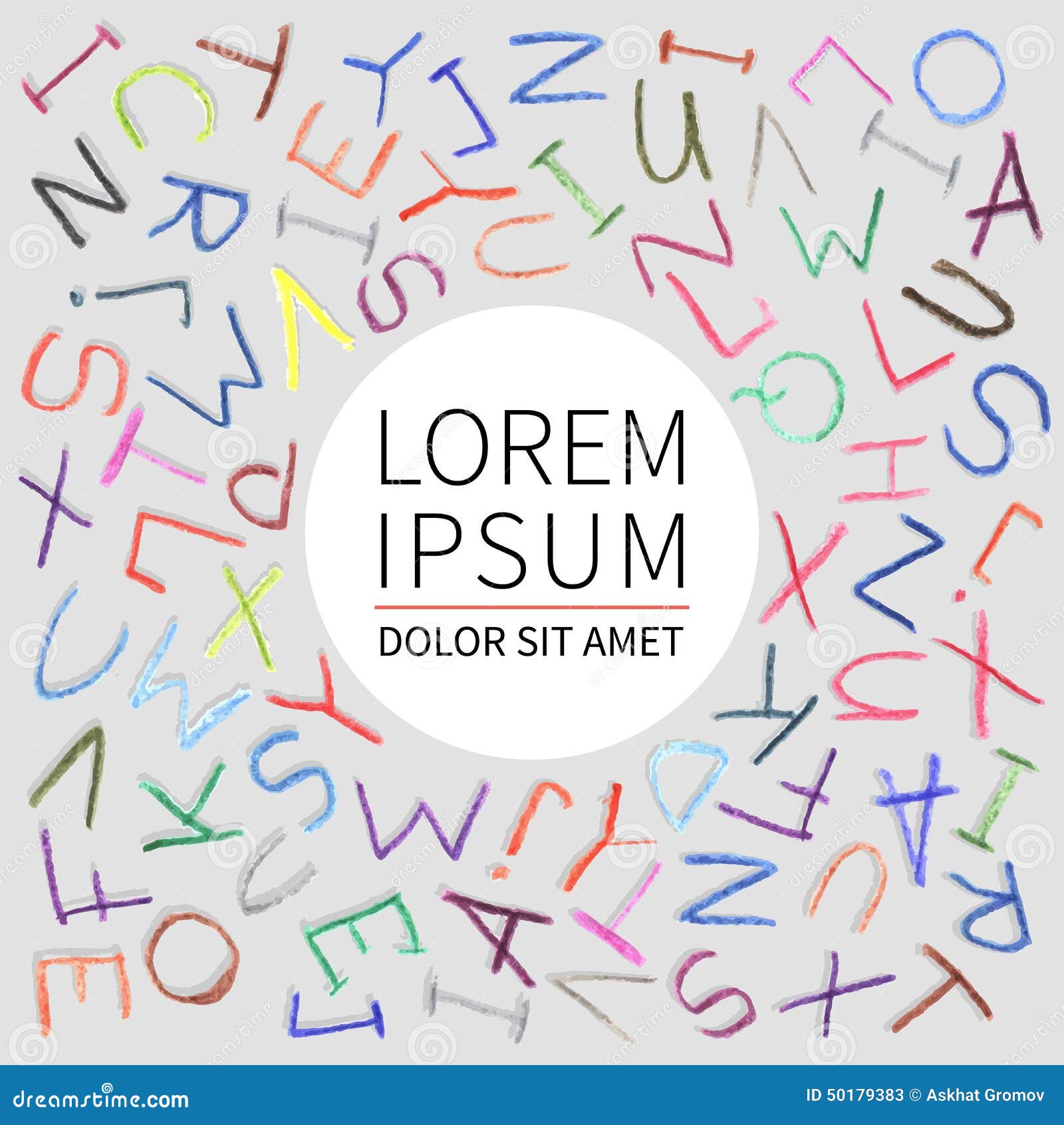 Children pencil ABC frame stock vector. Illustration of colorful - 50179383