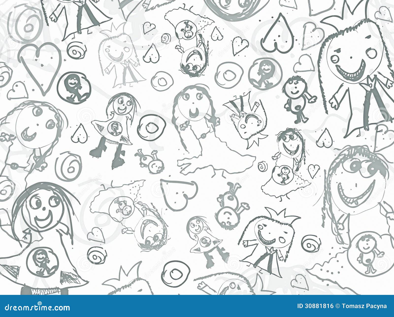 Children Pencil Scribbles Background Stock Illustrations – 44 Children ...