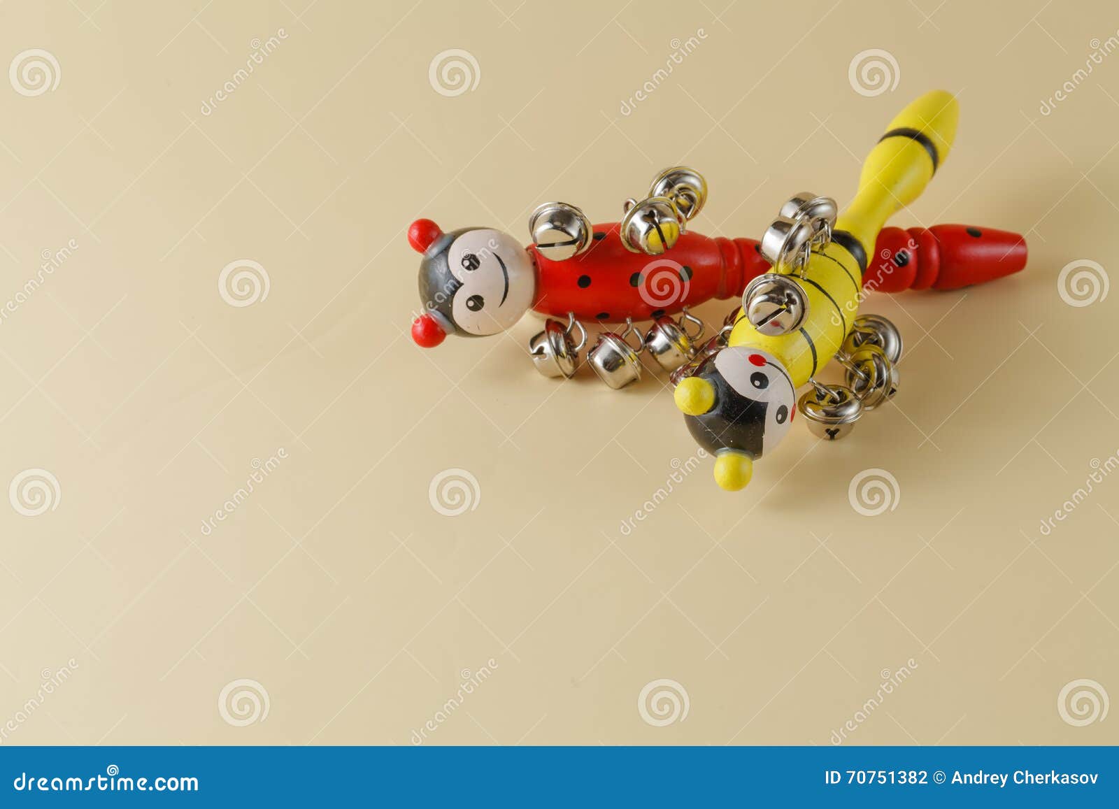 Children Percussion Instrument Isolated Beige Background Photos - Free ...