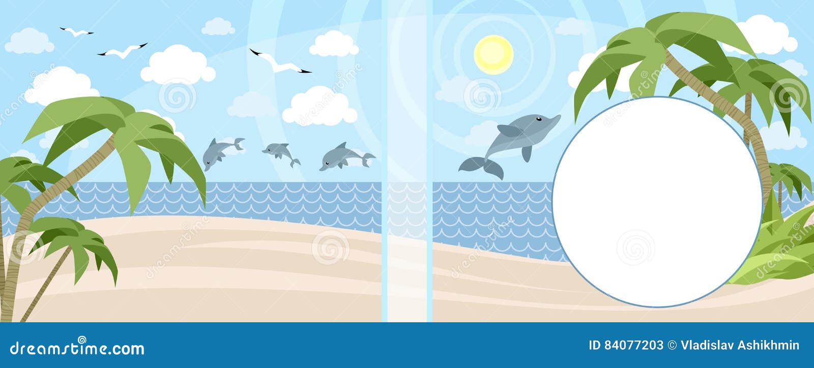 Children Photobook Page Cartoon Vector | CartoonDealer.com #84138741