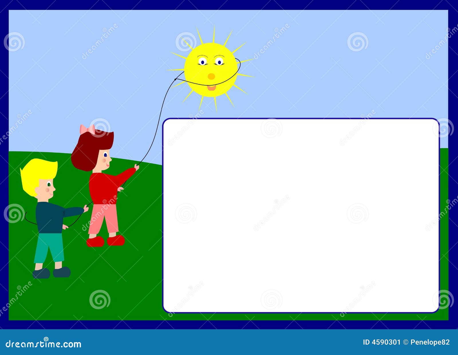 Car Haul Child Classic Color On Kid Card Backgrounds,Vector ...