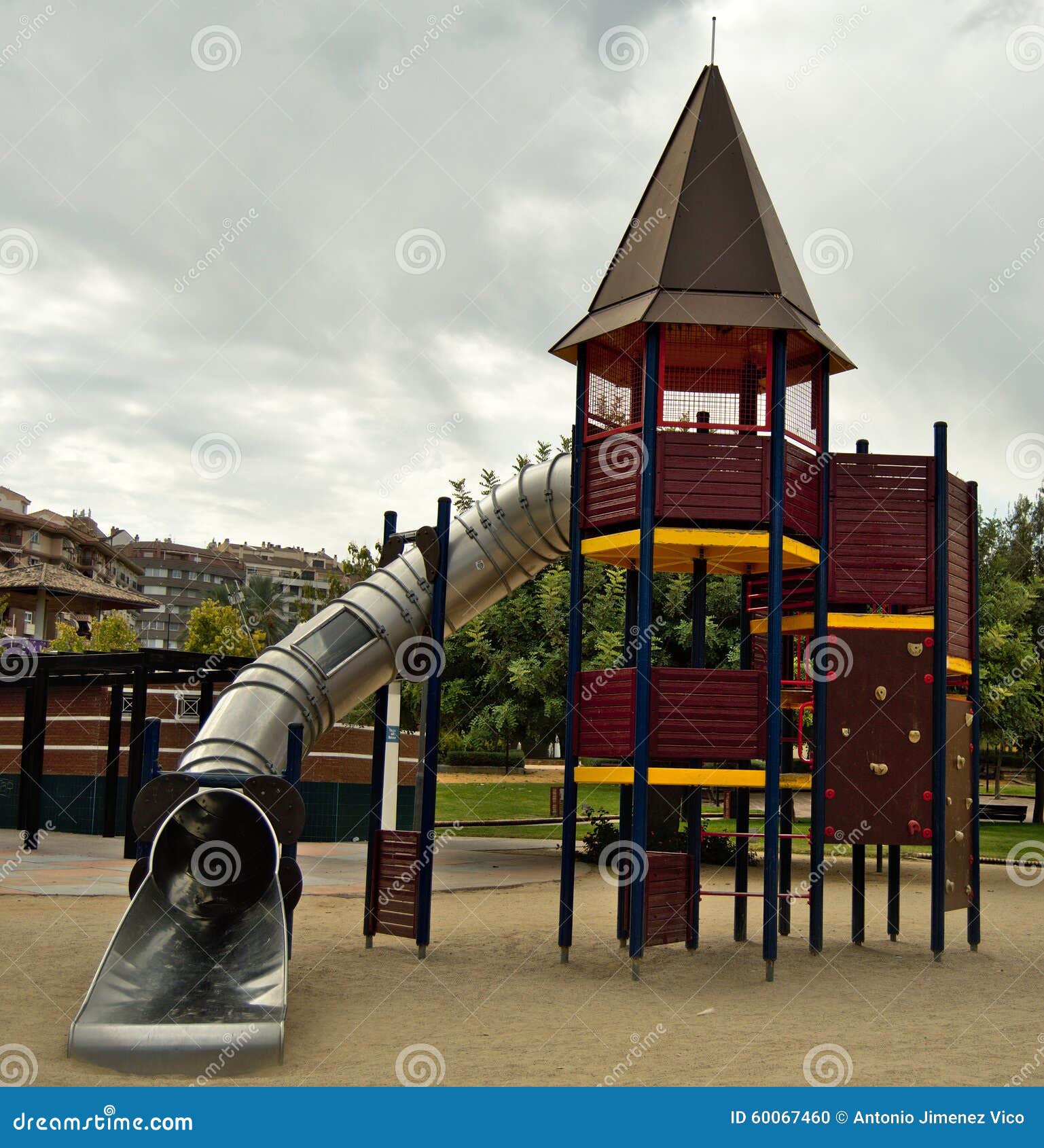 Children play area stock photo. Image of slide, diversion - 60067460