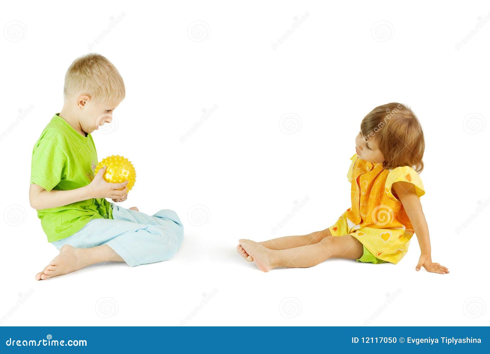 Children play with a ball stock photo. Image of younger - 12117050