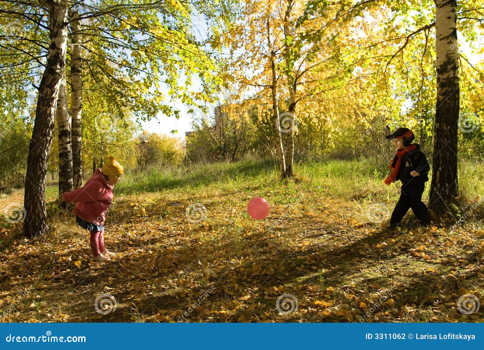 Children play a ball stock photo. Image of activity, energy - 3311062
