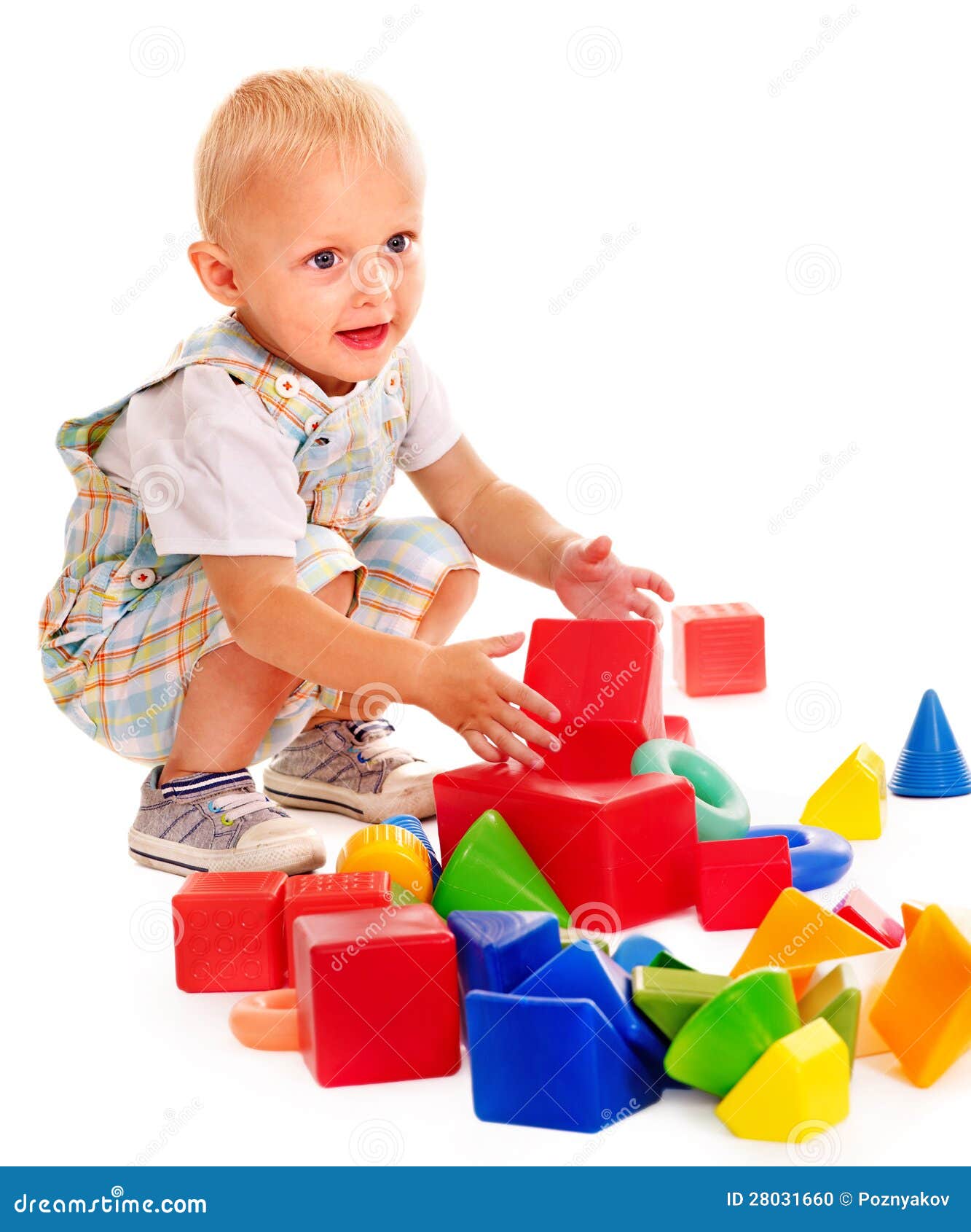 Children Play Building Blocks. Stock Photo - Image of leisure, child ... Children Play Building Blocks. Stock Photo - Image of leisure, child ...