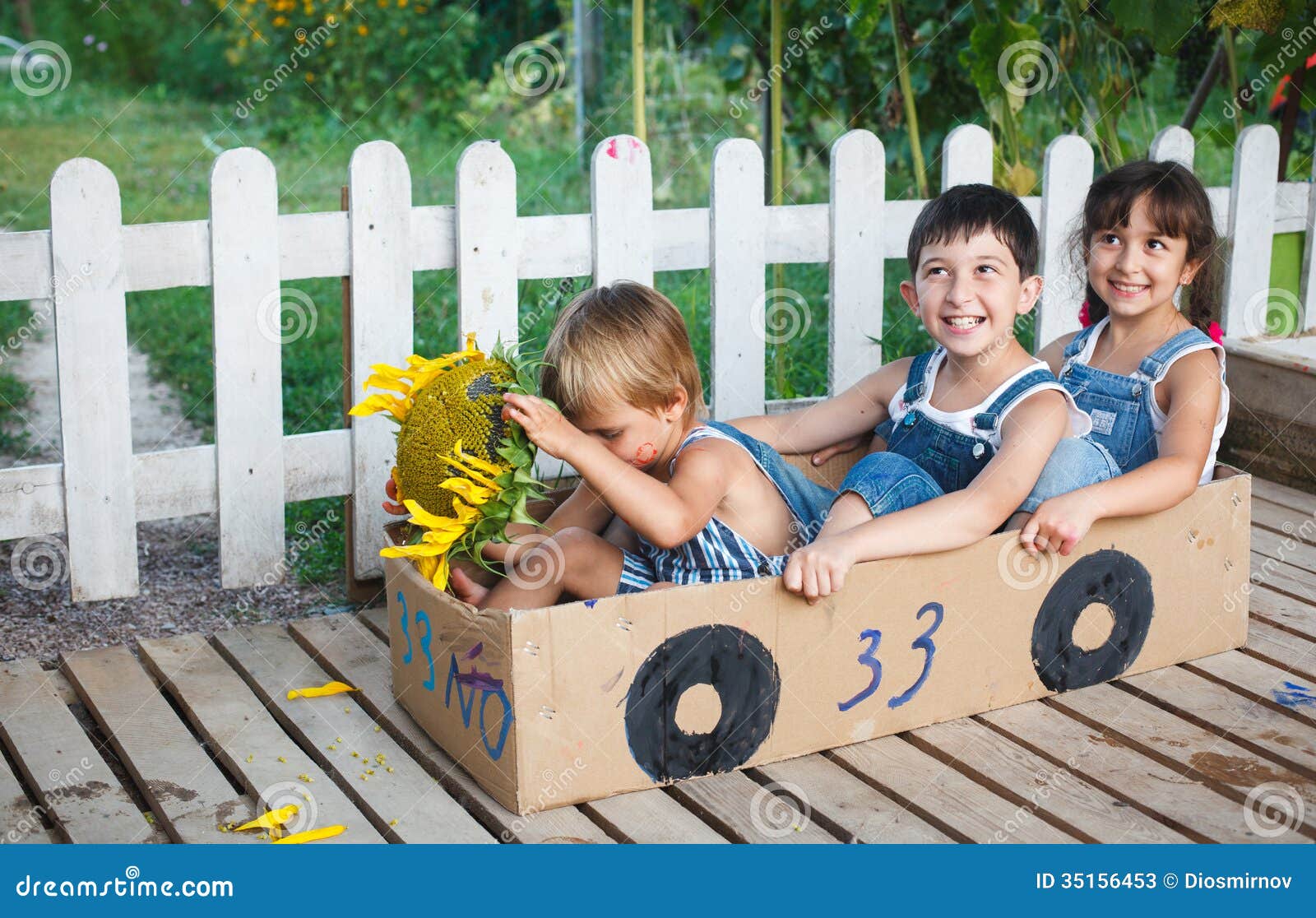 Children play in the car stock image. Image of girl, multiethnic - 35156453