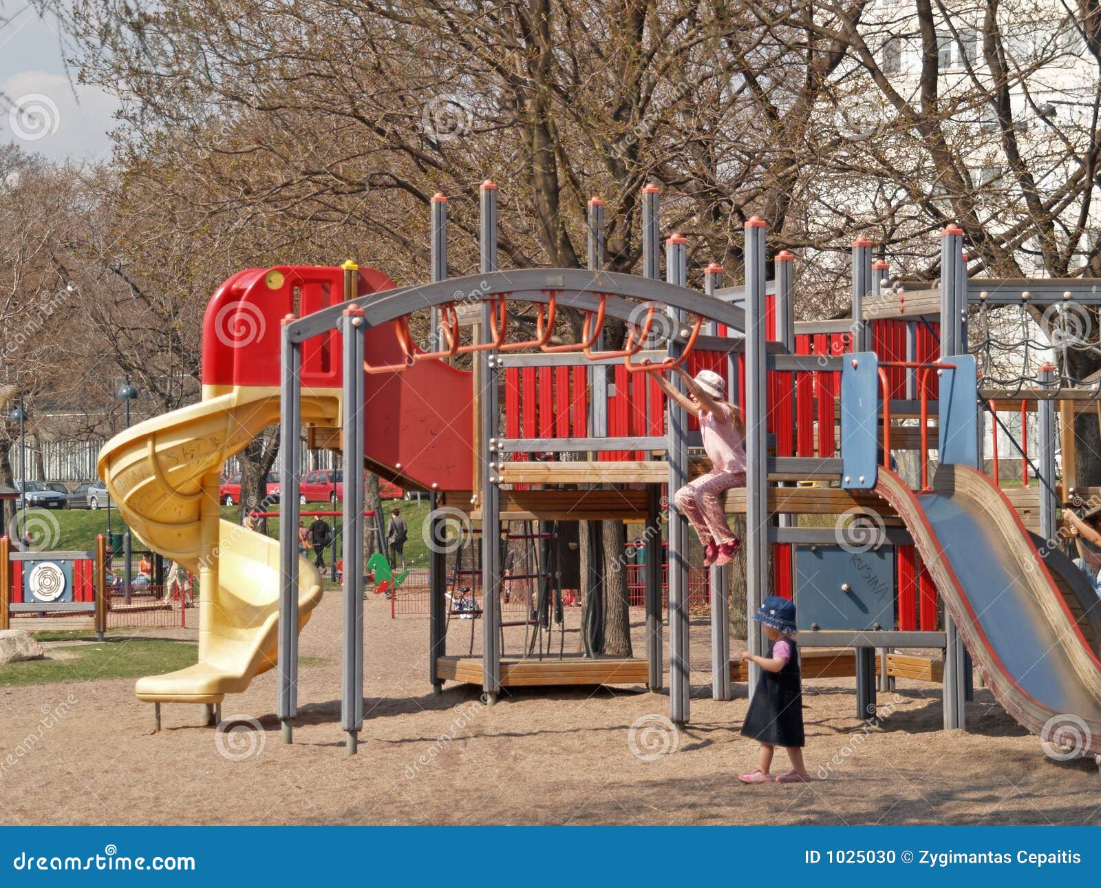 Children Play in a Playground Editorial Image - Image of challenge ...