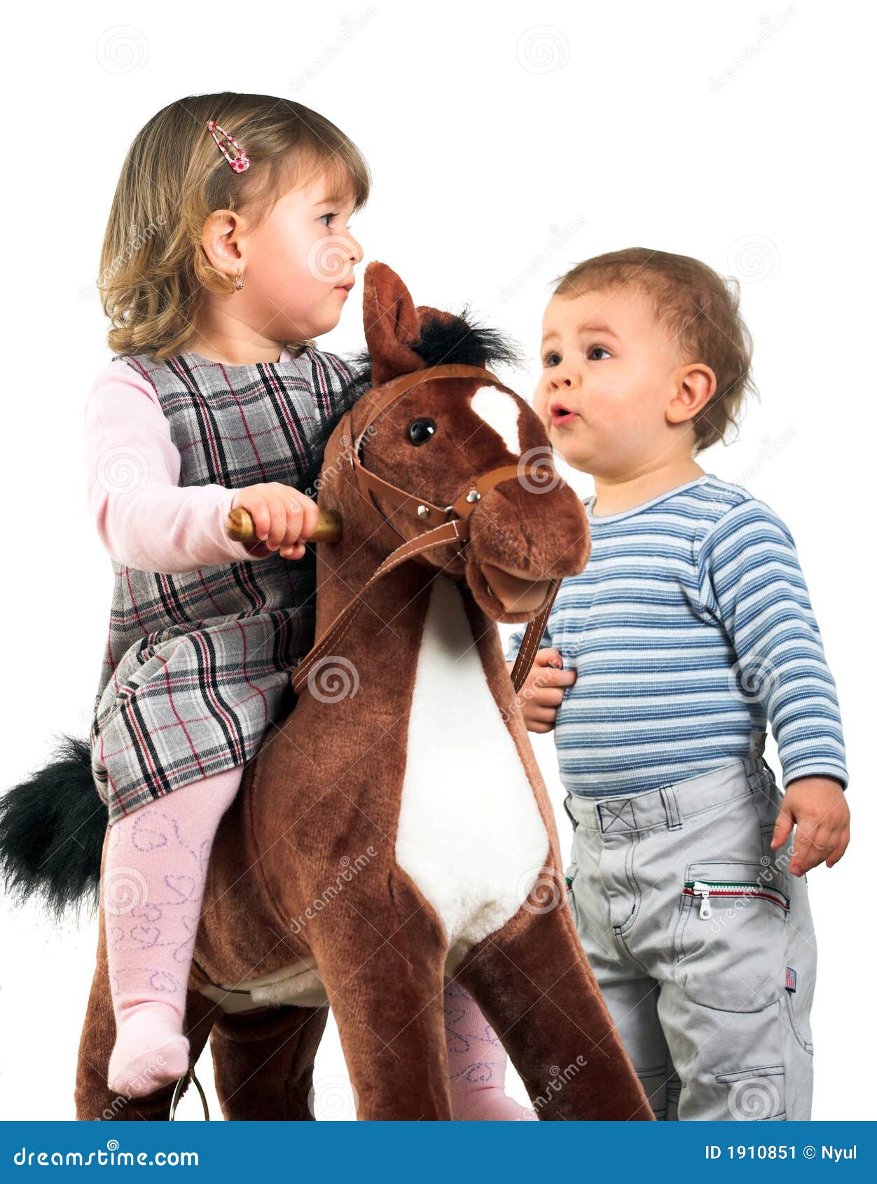 Children play together stock image. Image of family, young - 1910851