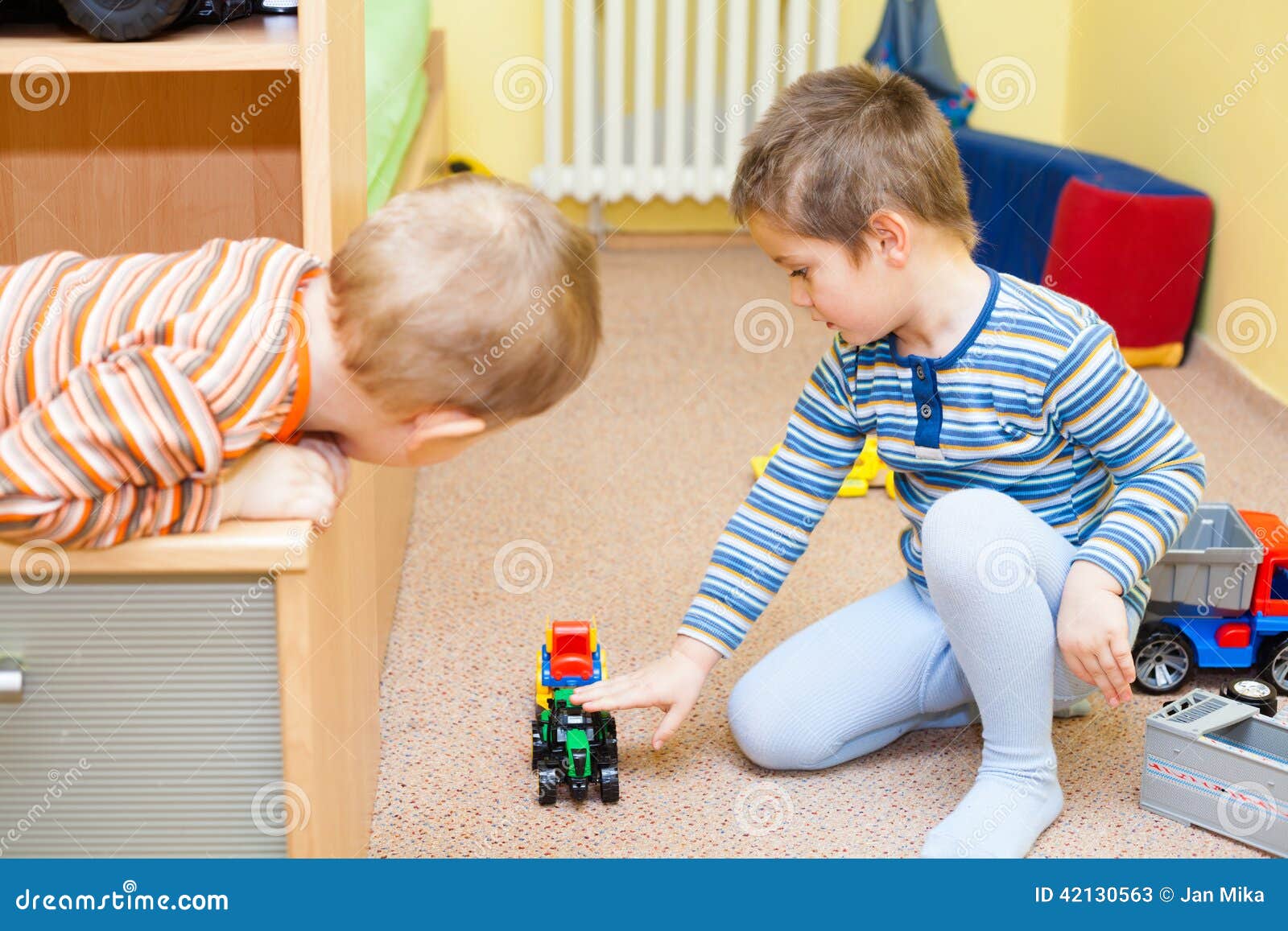 Children play with toys stock image. Image of toys, boys - 42130563