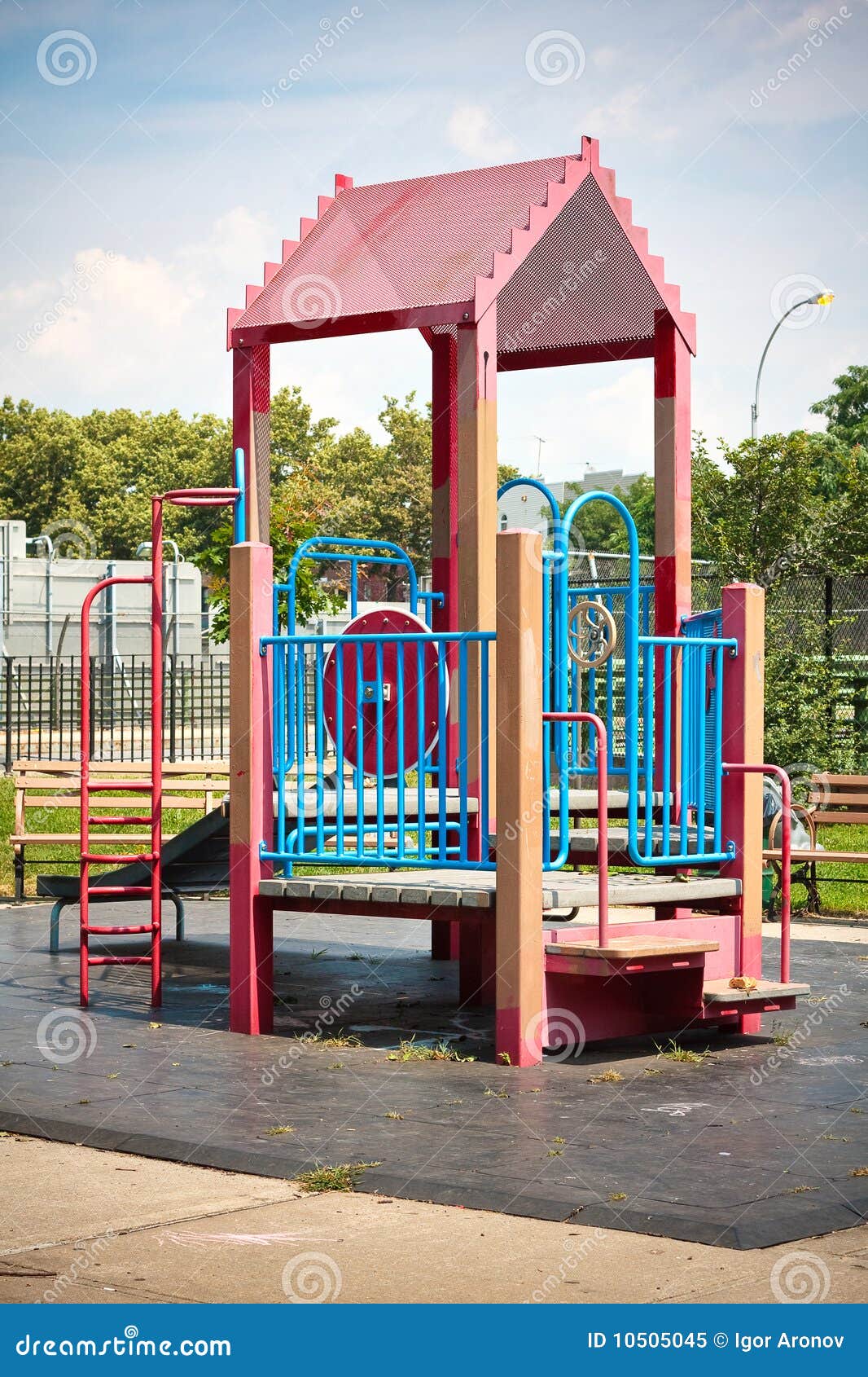 Children playground stock image. Image of street, summer - 10505045