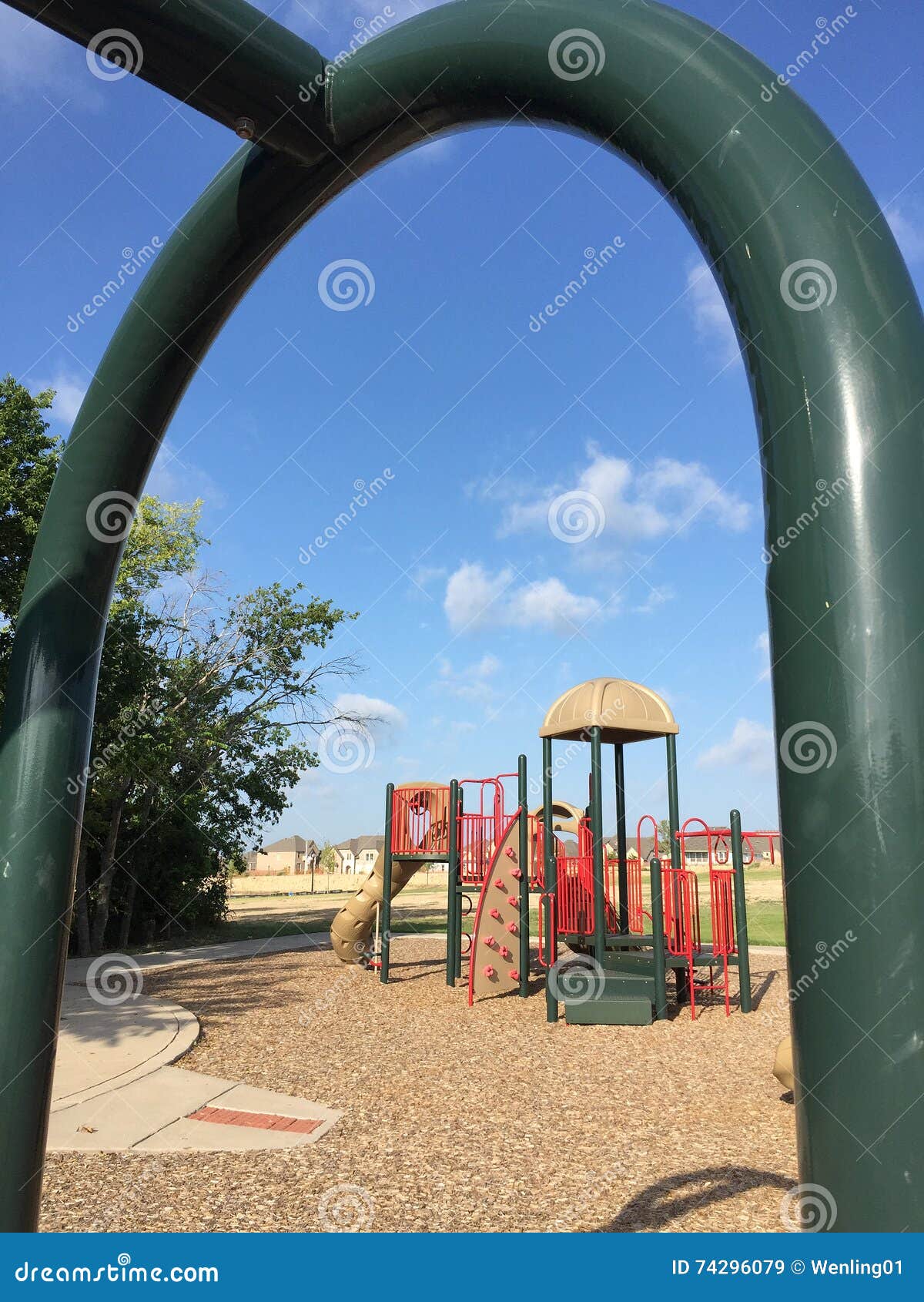 Children Playground Background Stock Image - Image of recreation ...