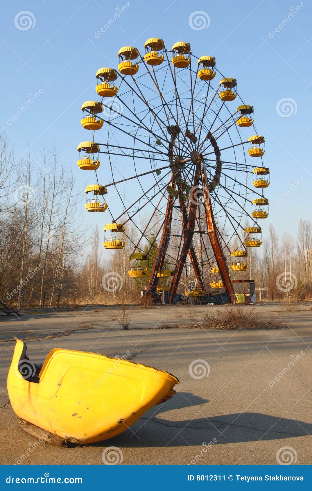 Children Playground in Chernobyl Stock Image - Image of destruction ...