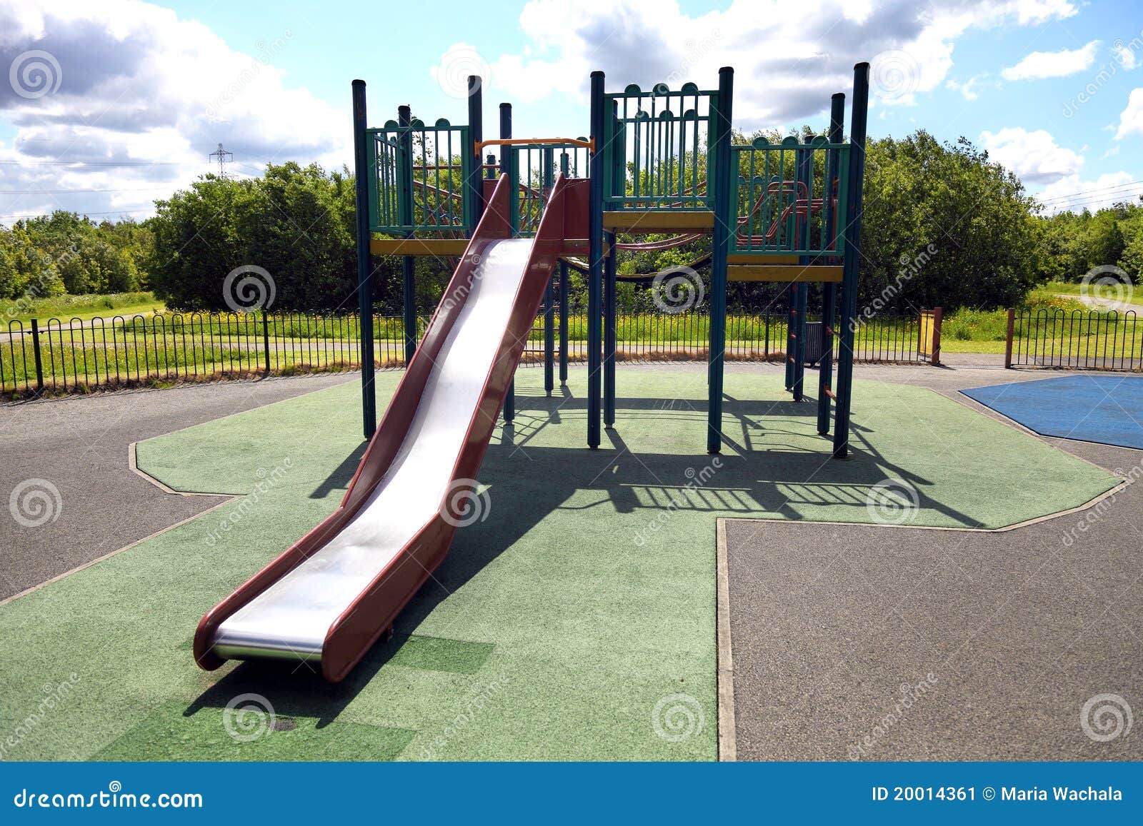 Children Playground Equipment Stock Image - Image of green, outdoor ...