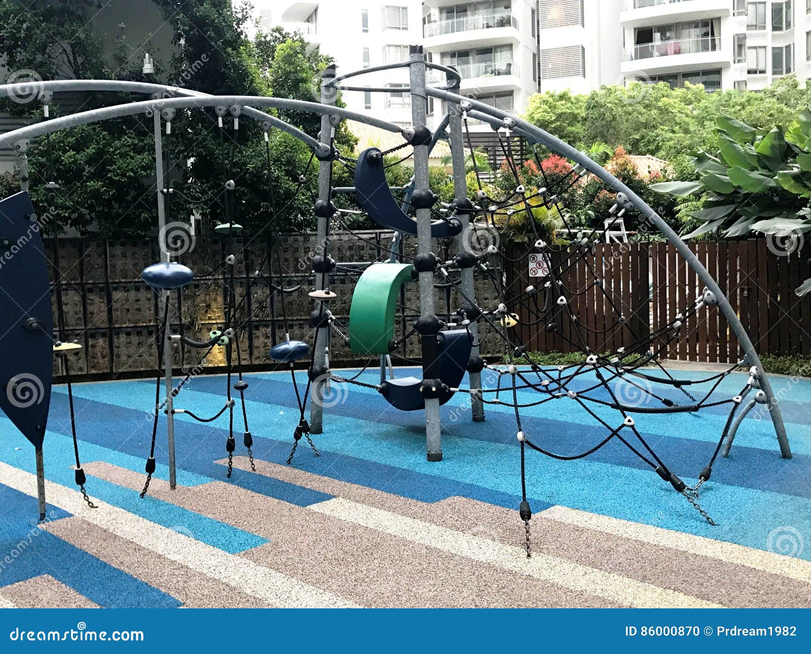 Children Playground stock photo. Image of condo, coloured - 86000870