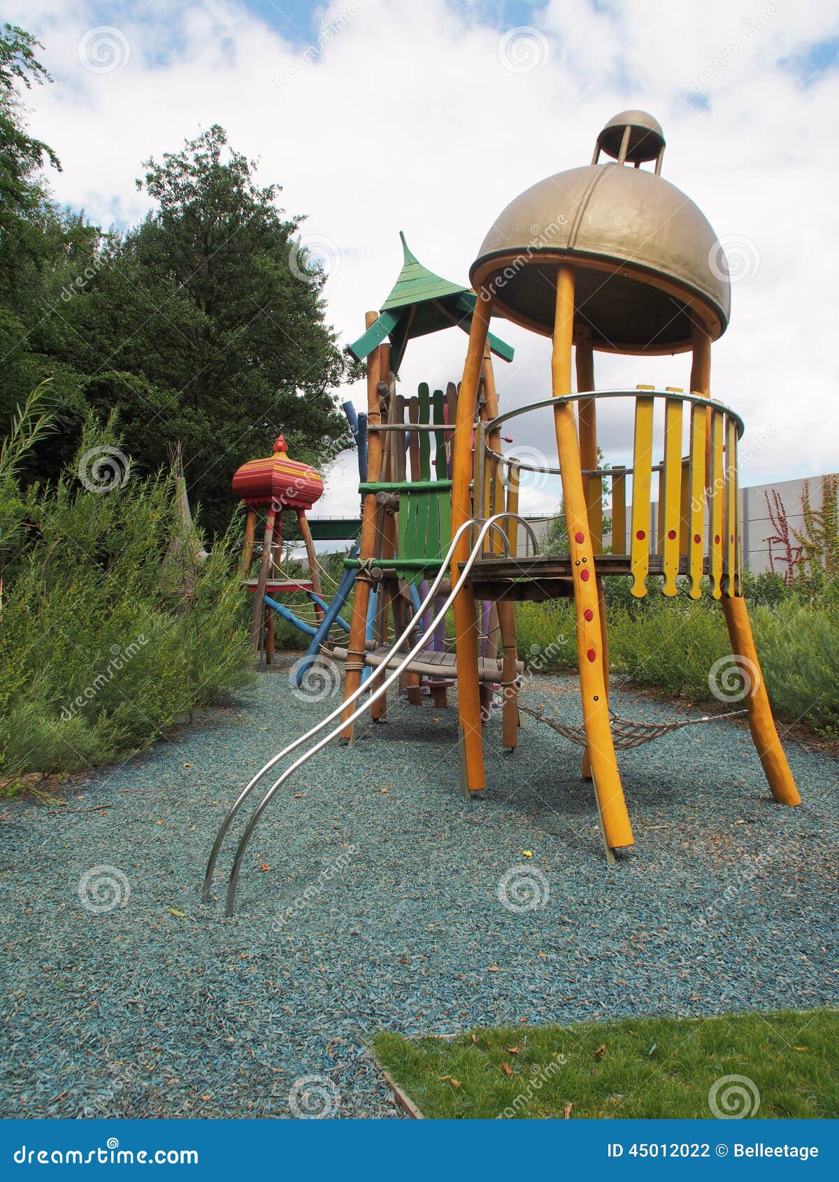 Children Playground Germany Stock Photo - Image of activity, outdoor ...