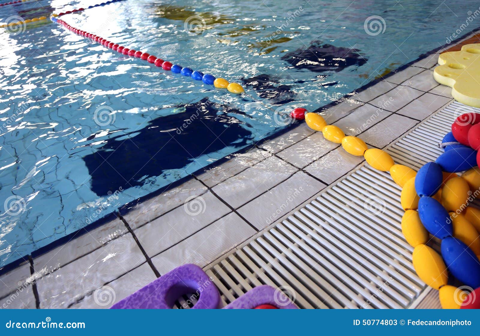 Children Playground in the Swimming Pool Stock Image - Image of ...
