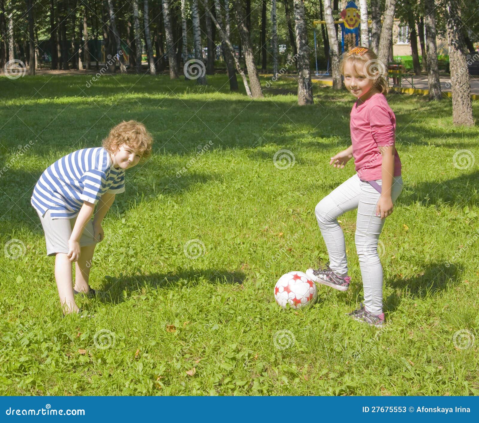 Children Playing With Ball Stock Photos - Image: 27675553