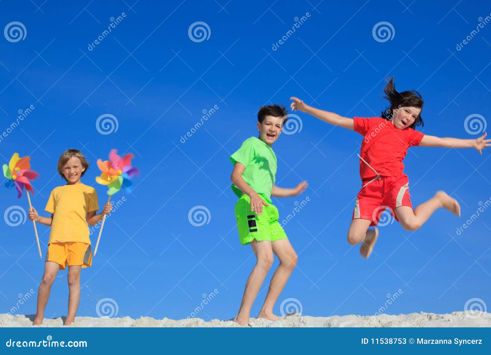 Three Pinwheels Stock Photography | CartoonDealer.com #124182794