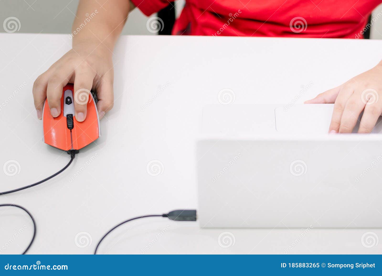 Children Playing Computer Addicted To Games Stock Image - Image of ...