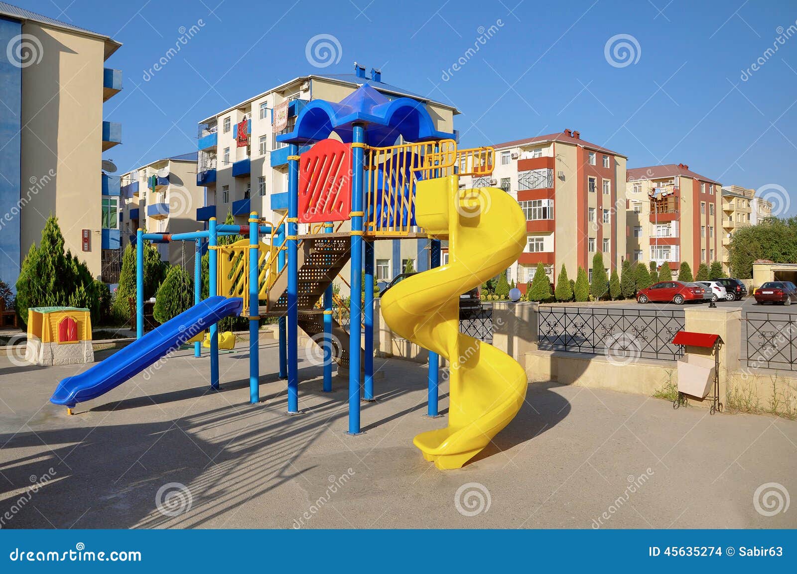 Children playing ground stock photo. Image of tree, horizontal - 45635274